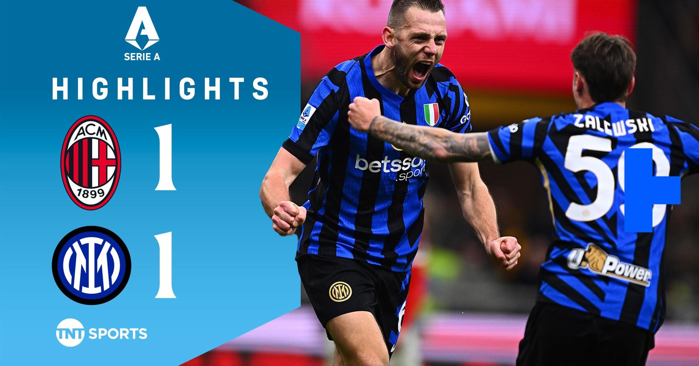 Serie A highlights: Inter strike in stoppage time to rescue point with ...