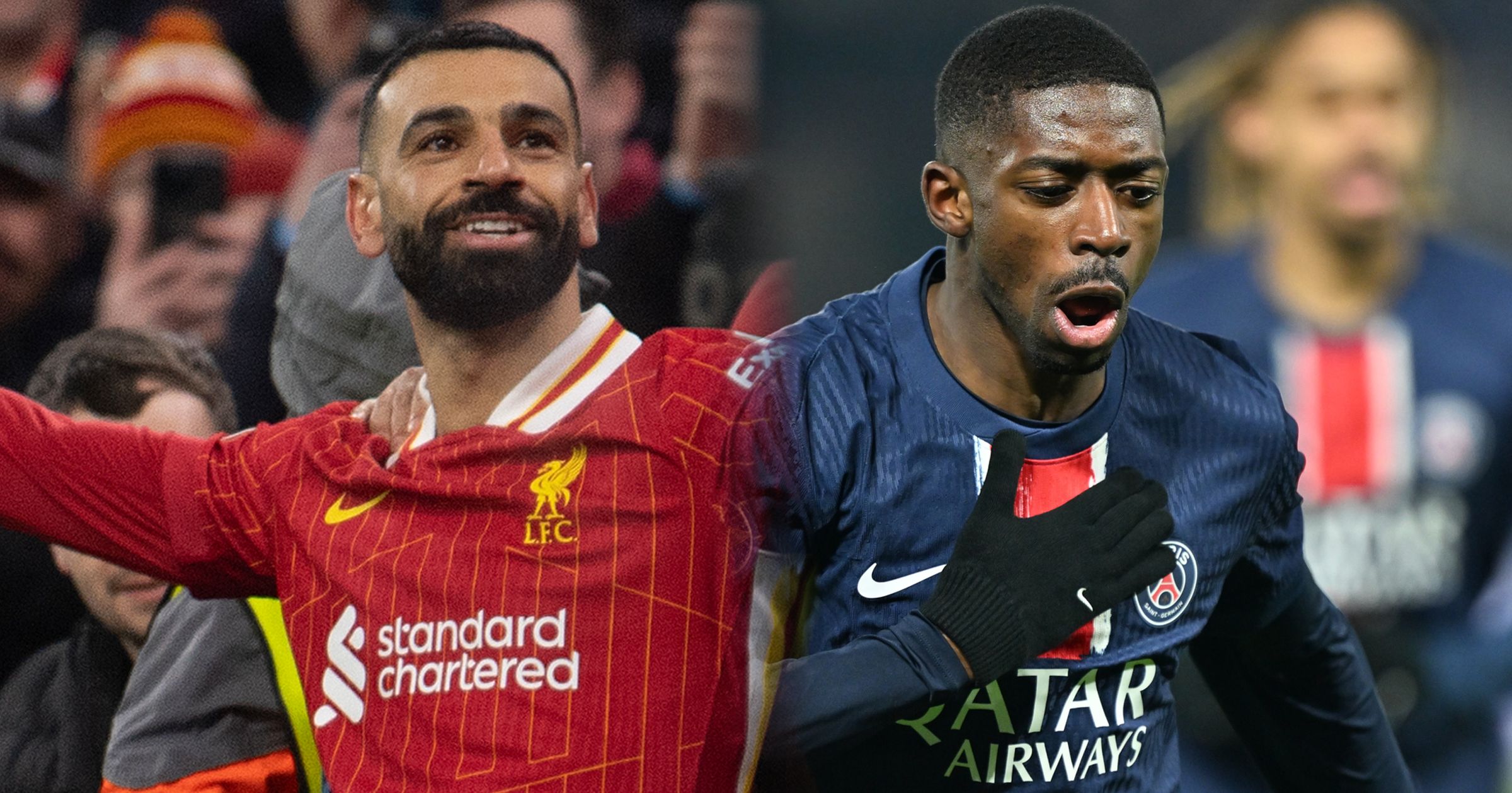 How Mohamed Salah and Ousmane Dembele compare ahead of Paris Saint ...