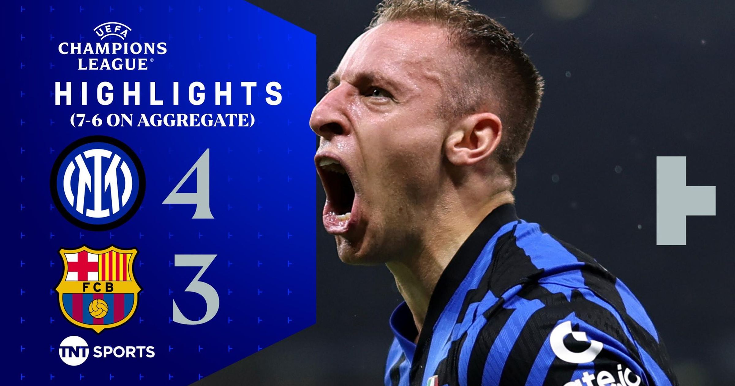 Inter v Barcelona UEFA Champions League highlights as Nerazzurri book ...