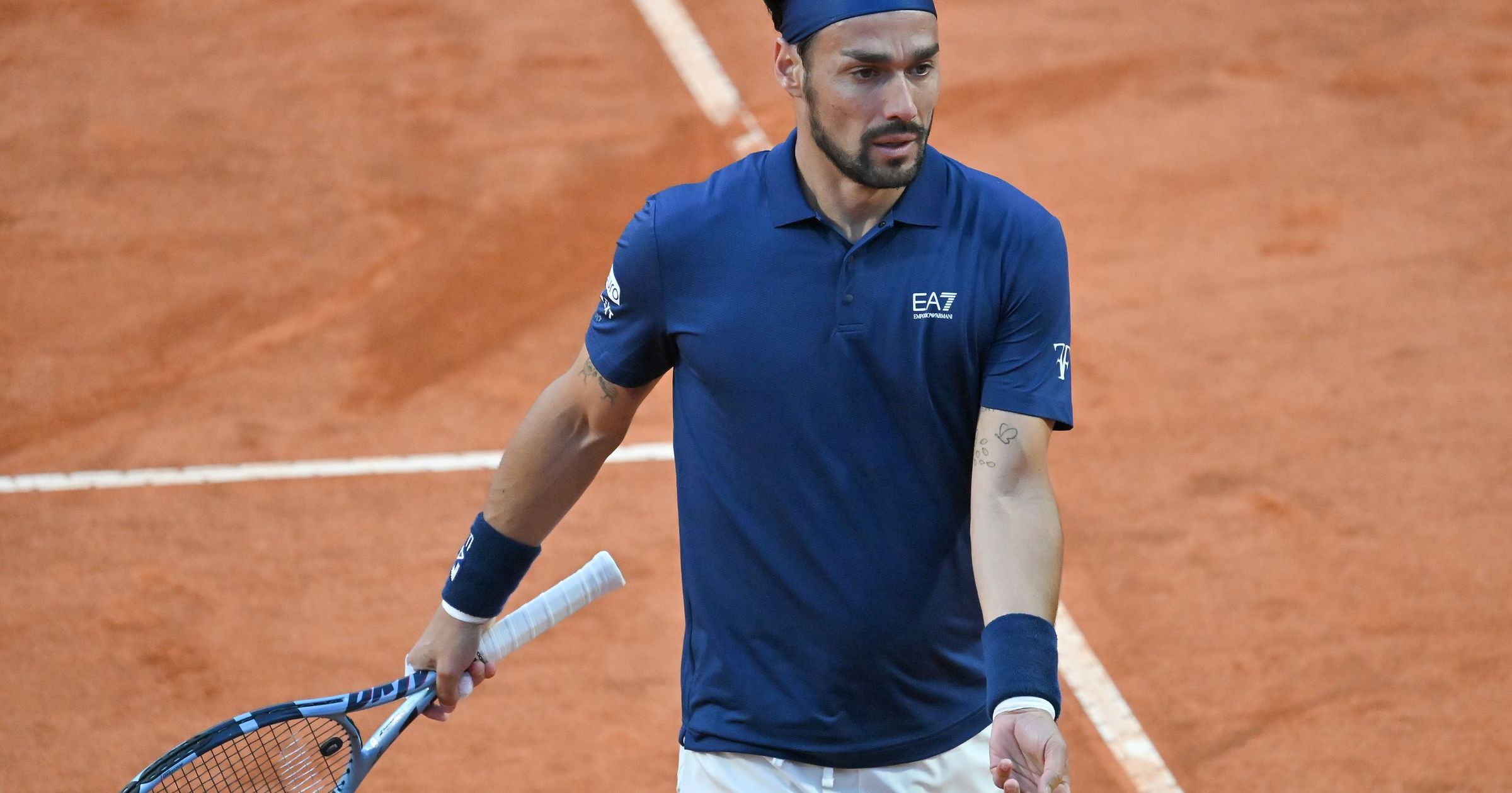 Fabio Fognini beaten in qualifying by Nicolas Moreno De Alboran in final French Open appearance ...