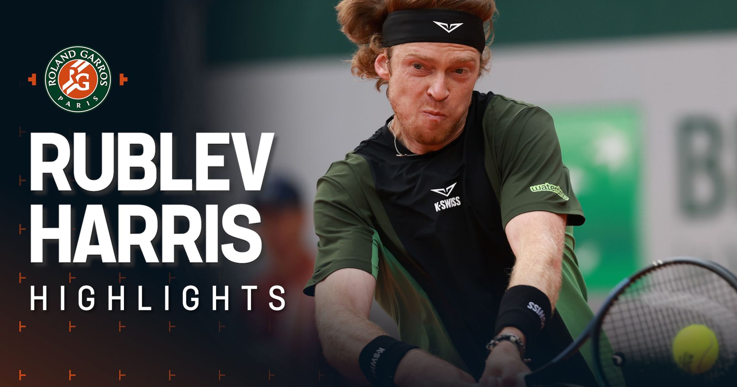 Andrey Rublev - Lloyd Harris - Roland Garros highlights - Tennis video ...
