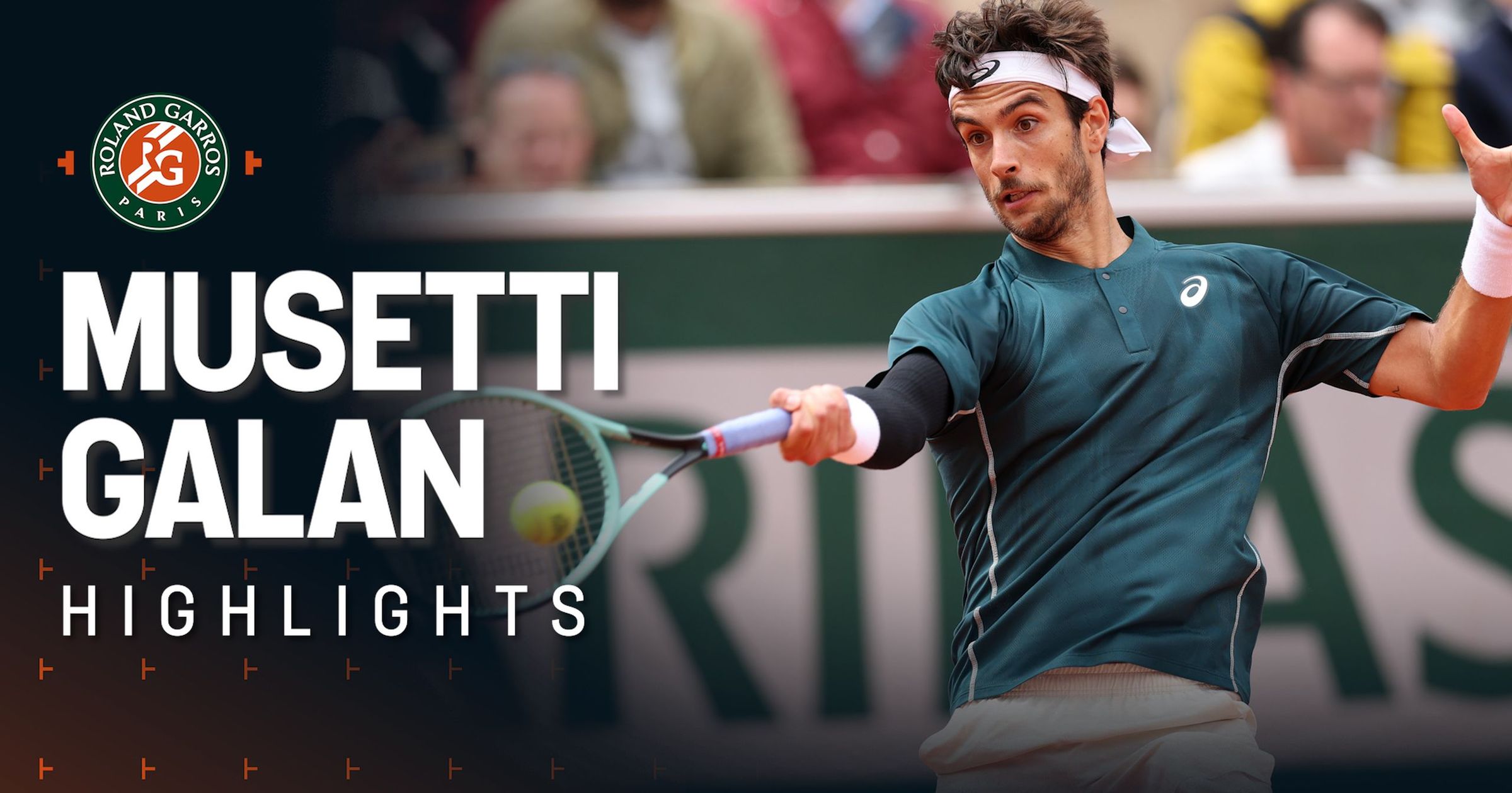 Tennis - Roland-Garros - Highlights - Lorenzo Musetti - Daniel Elahi Galan - Tennis video - TNT ...