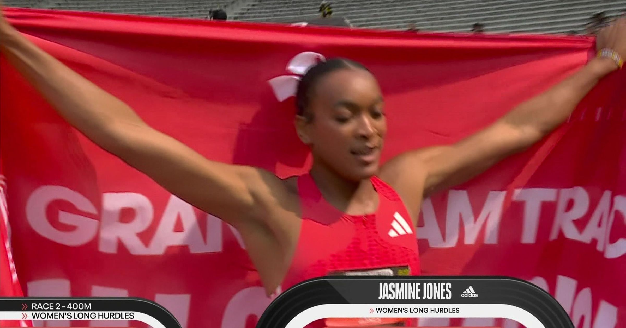 Team GB's Lina Nielsen wins thrilling women's 400m as Jasmine Jones takes Slam on Day 2 in ...