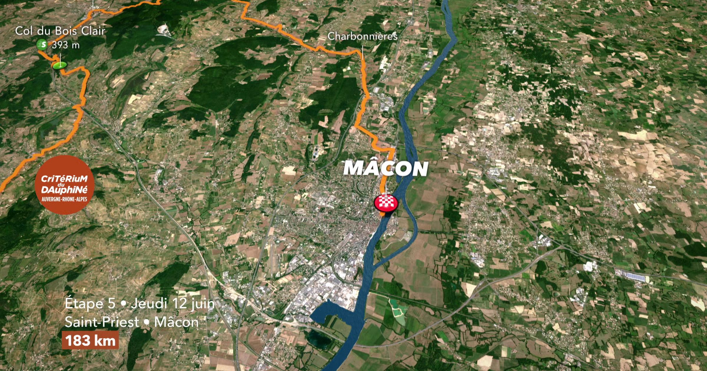 Criterium du Dauphine 2025 Stage 5: Map and route preview as riders ...