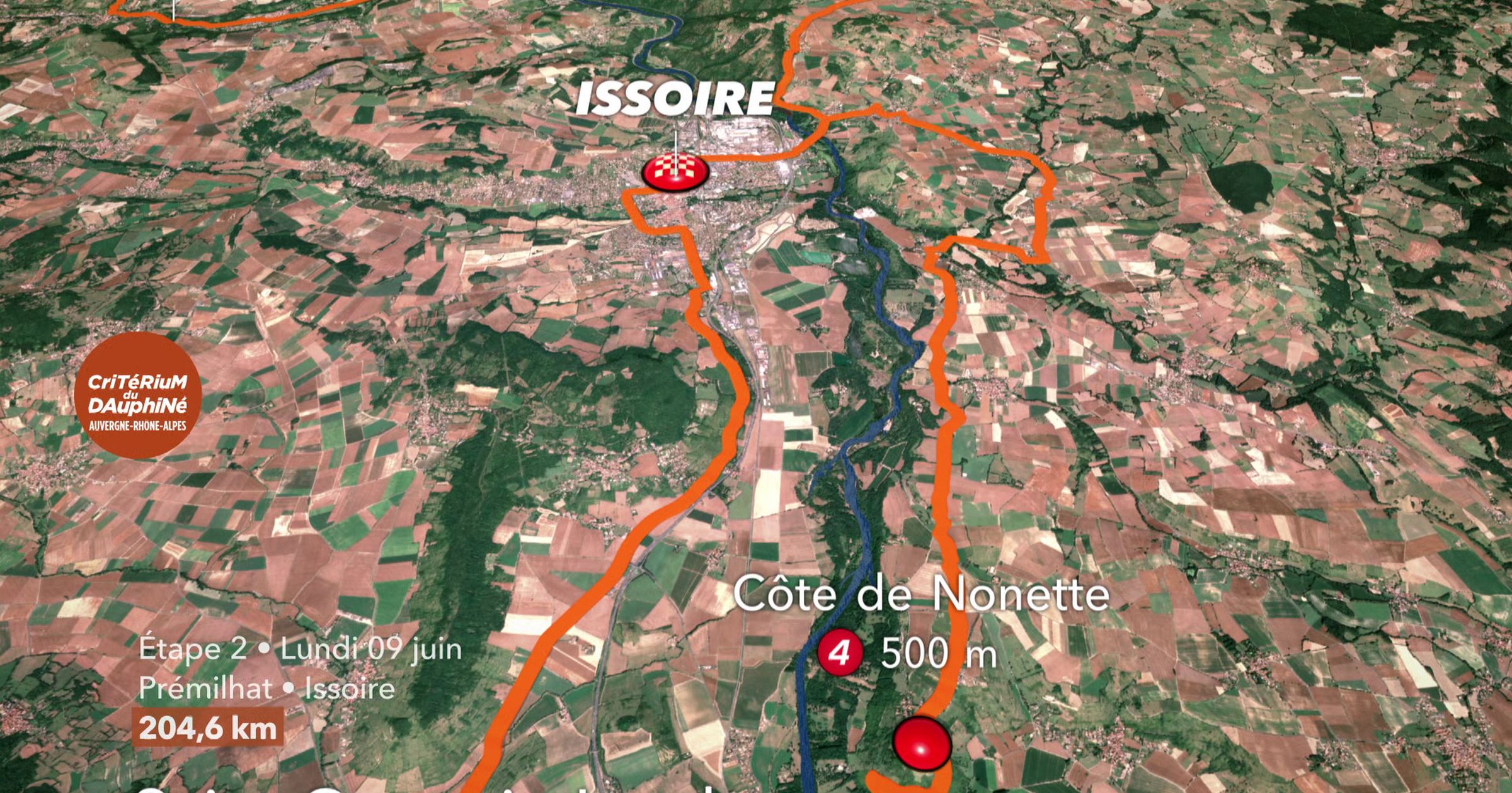 Criterium du Dauphine 2025 Stage 2: Map and route preview as riders ...