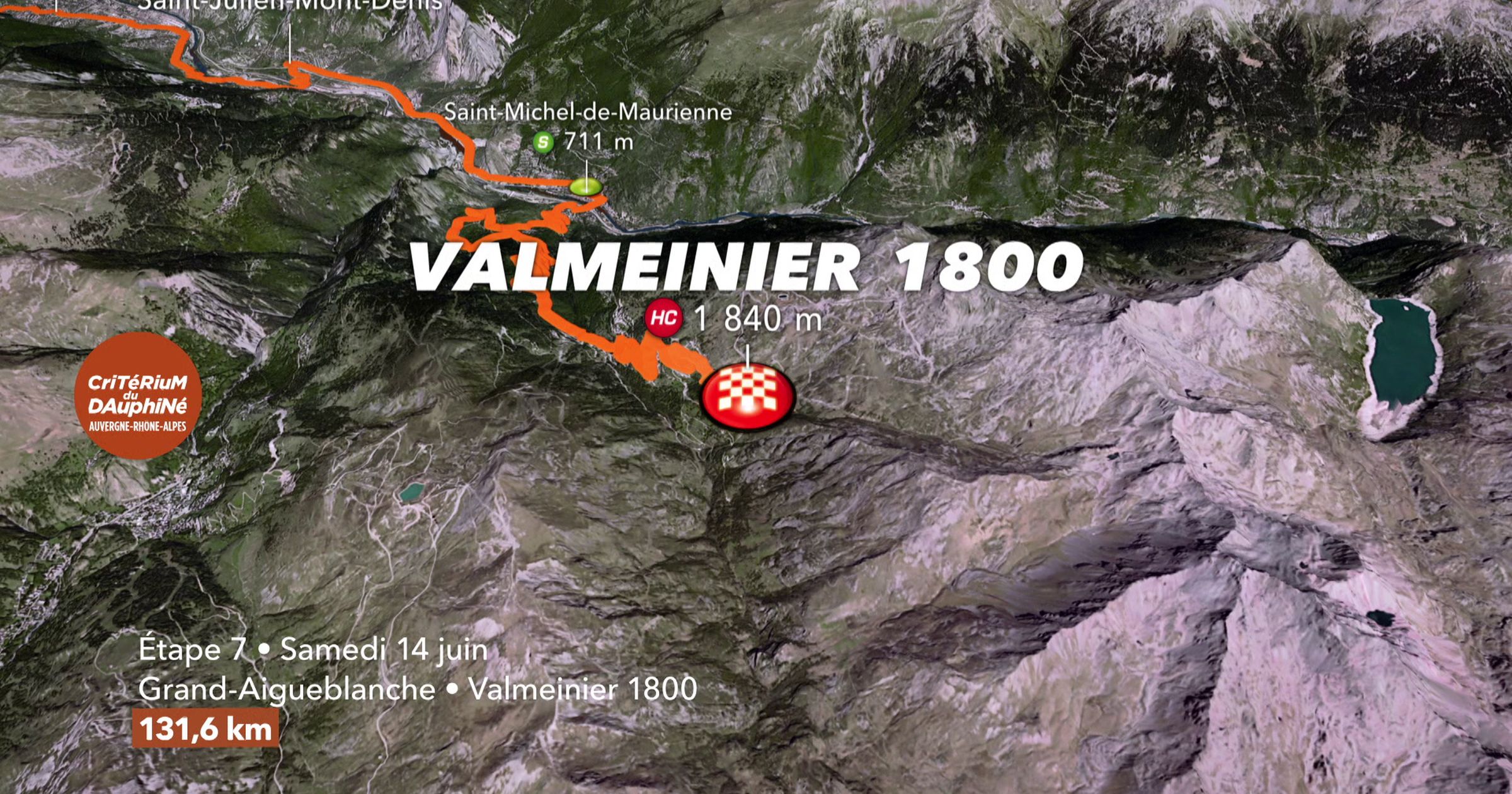 Criterium du Dauphine 2025 Stage 7: Map and route preview as riders ...