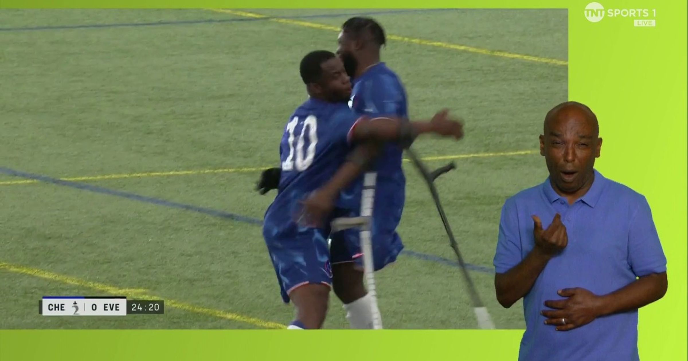 Chelsea double lead over Everton in EE Disability FA Cup Amputee final ...