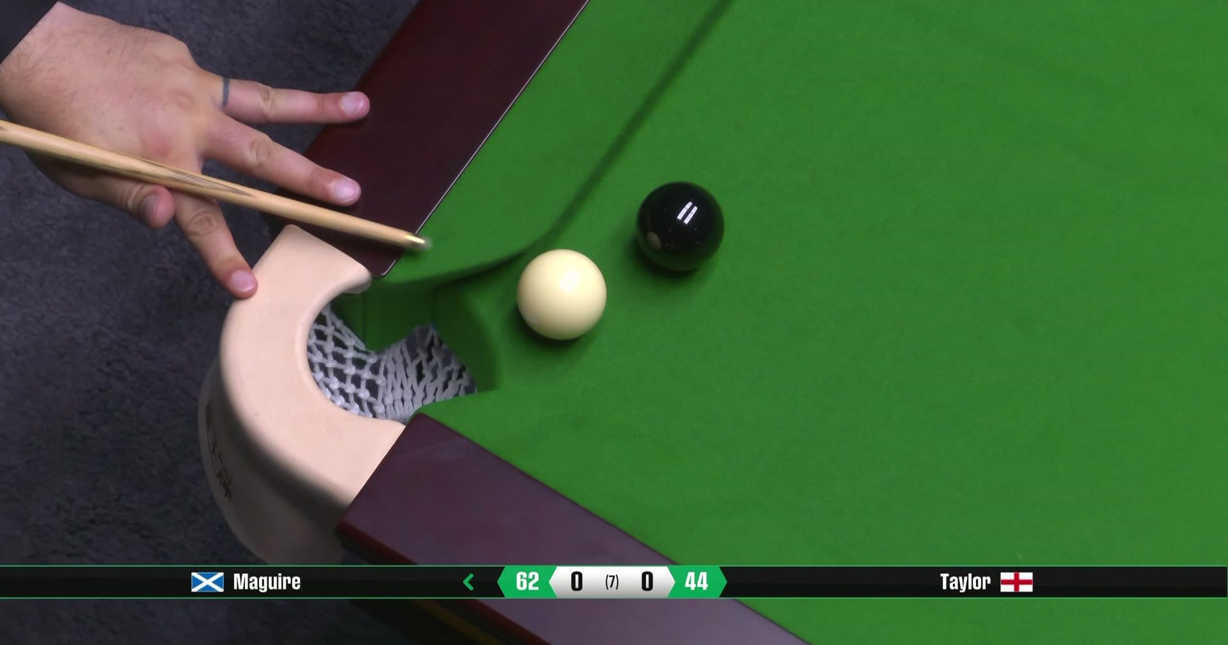 Saudi Arabia Snooker Masters: Stephen Maguire hits incredible escape ...