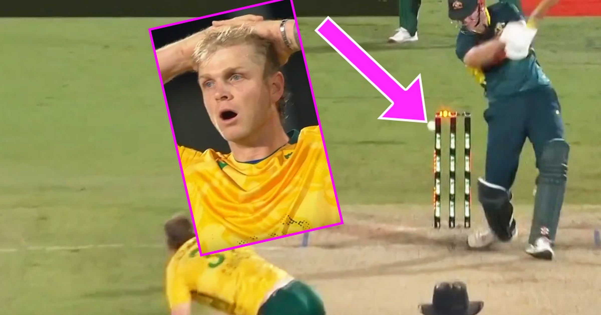 Australia v South Africa: Extraordinary scenes as stumps light up but ...