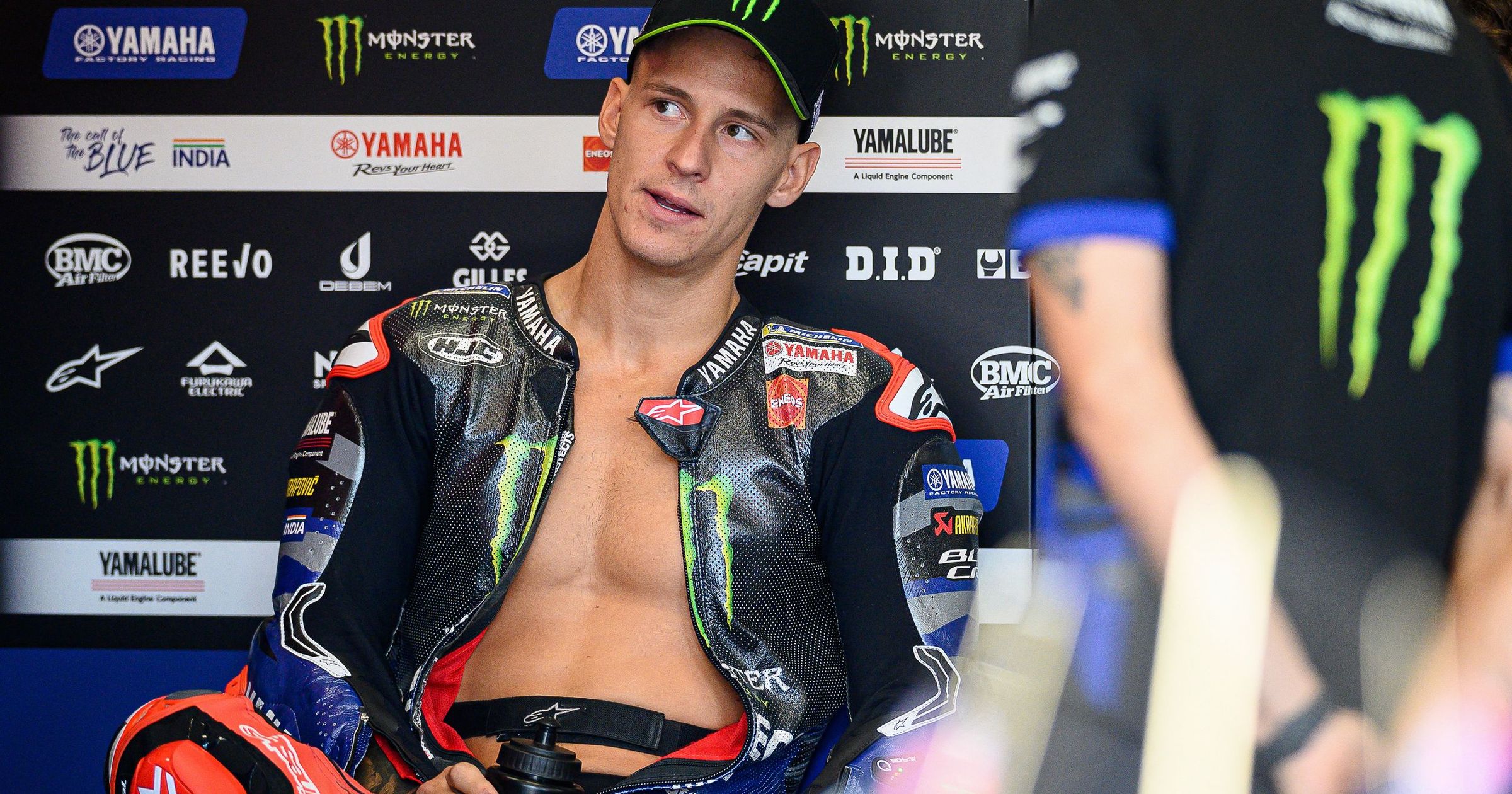 'That's about 90 miles an hour' - Fabio Quartararo suffers crash at Grand Prix Austria practice ...