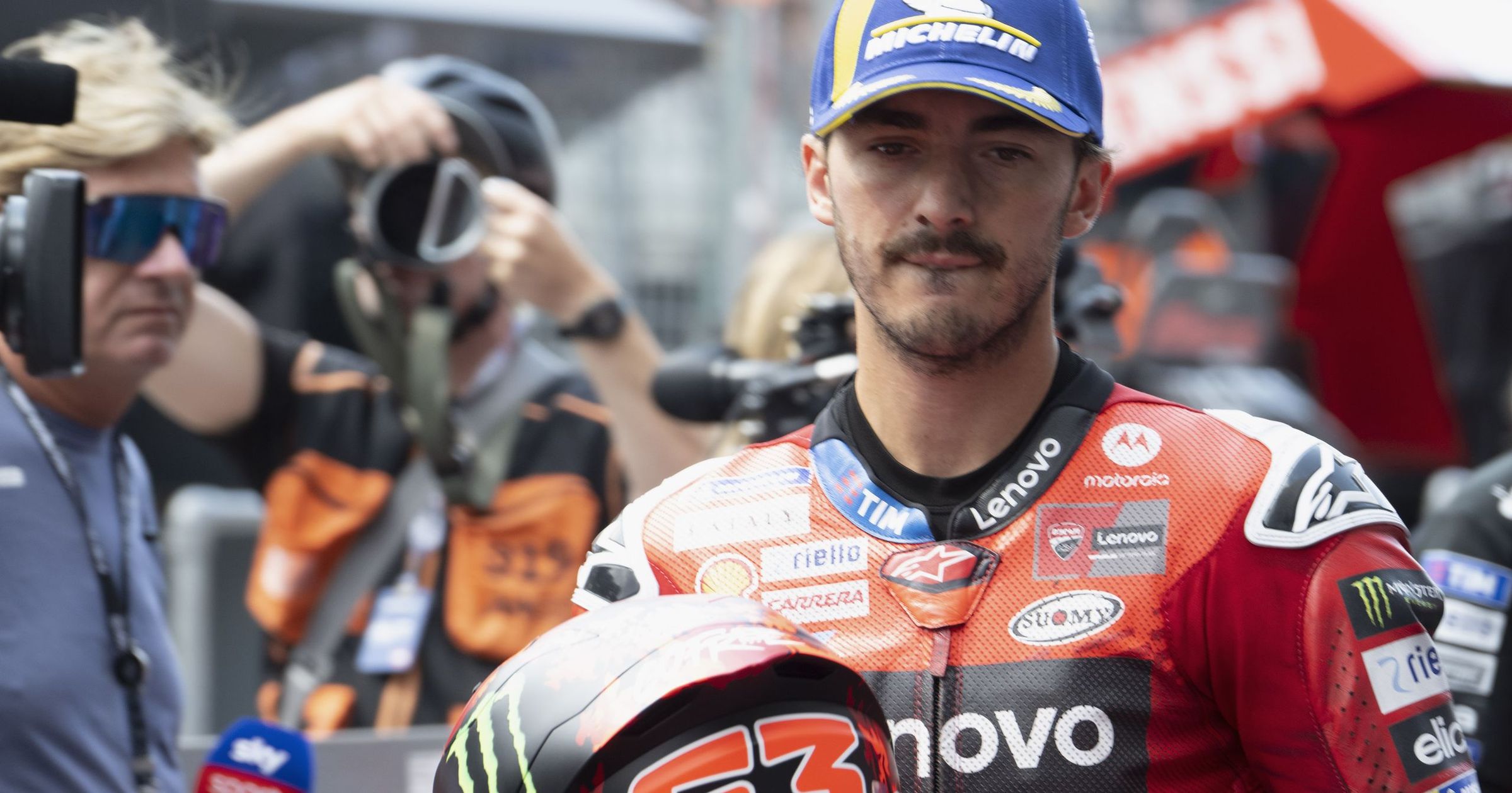'Something strange' - Francesco Bagnaia complains about tyre problems ...