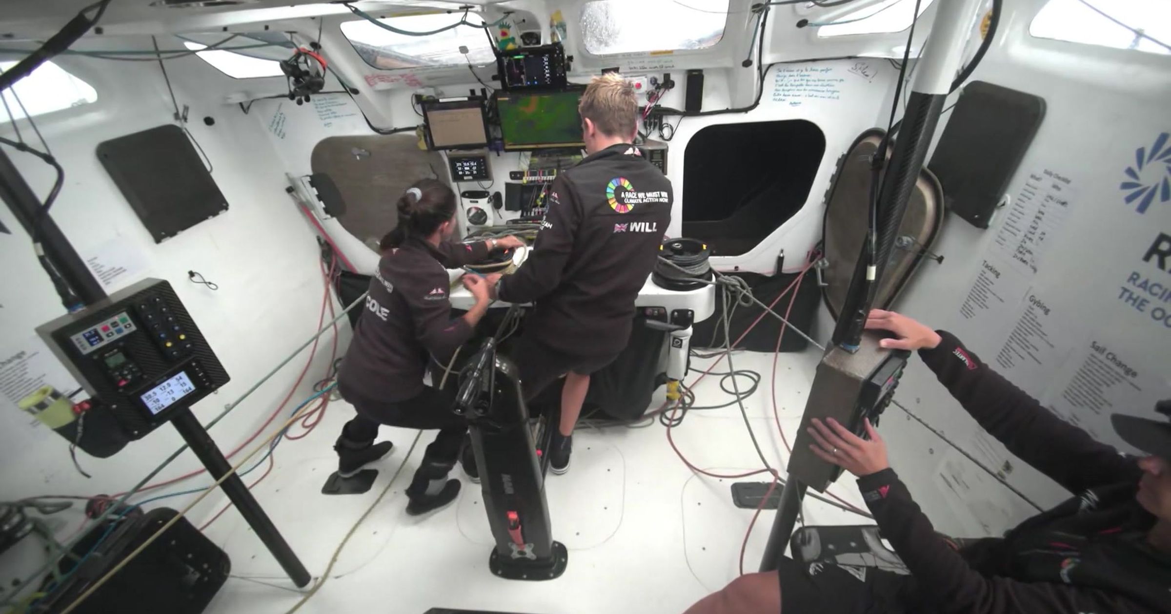 WIPEOUT! Watch as three Ocean Race Europe teams almost wipeout at top ...