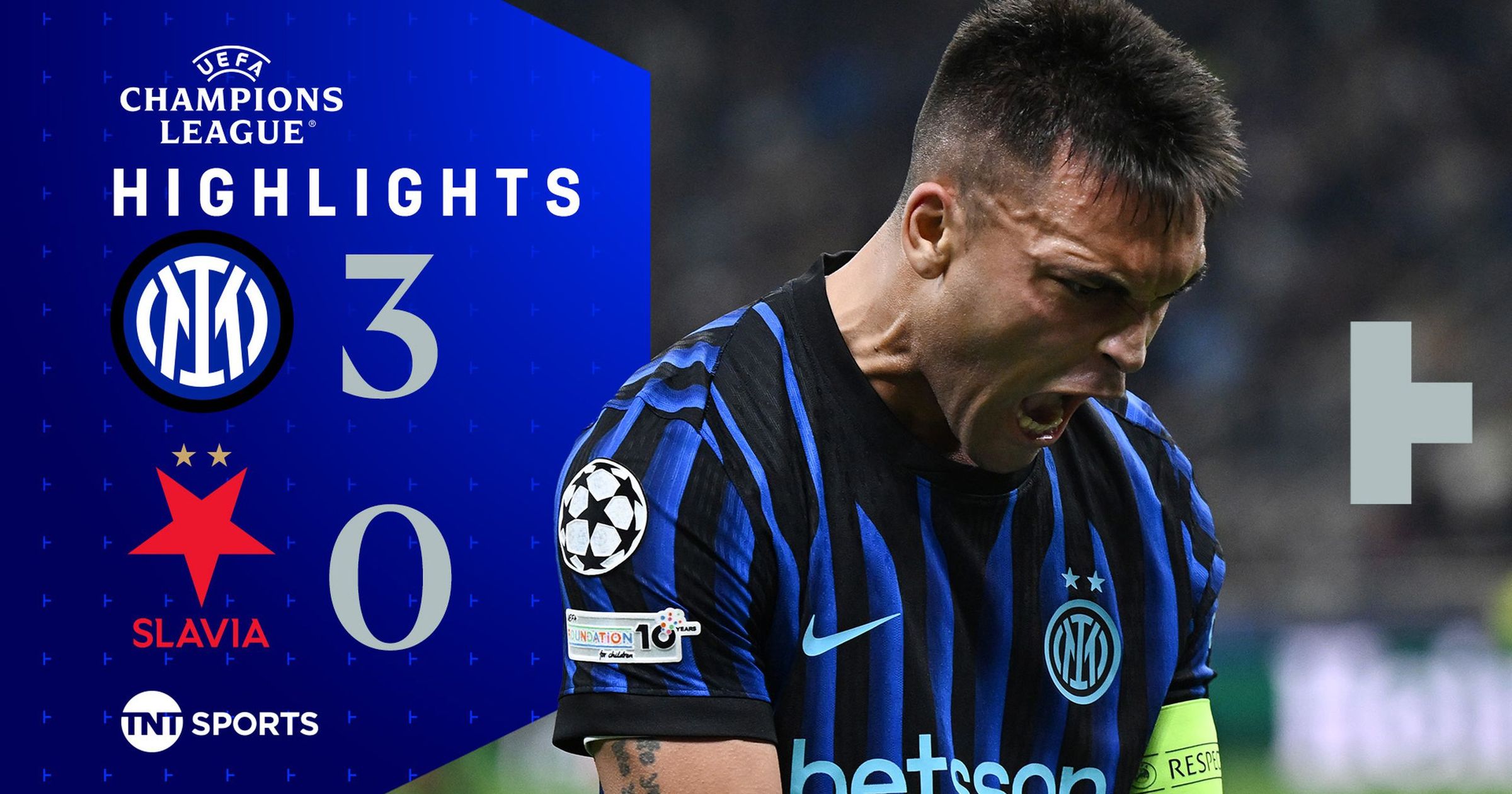Inter 3-0 Slavia Praha: UEFA Champions League highlights as in-form ...