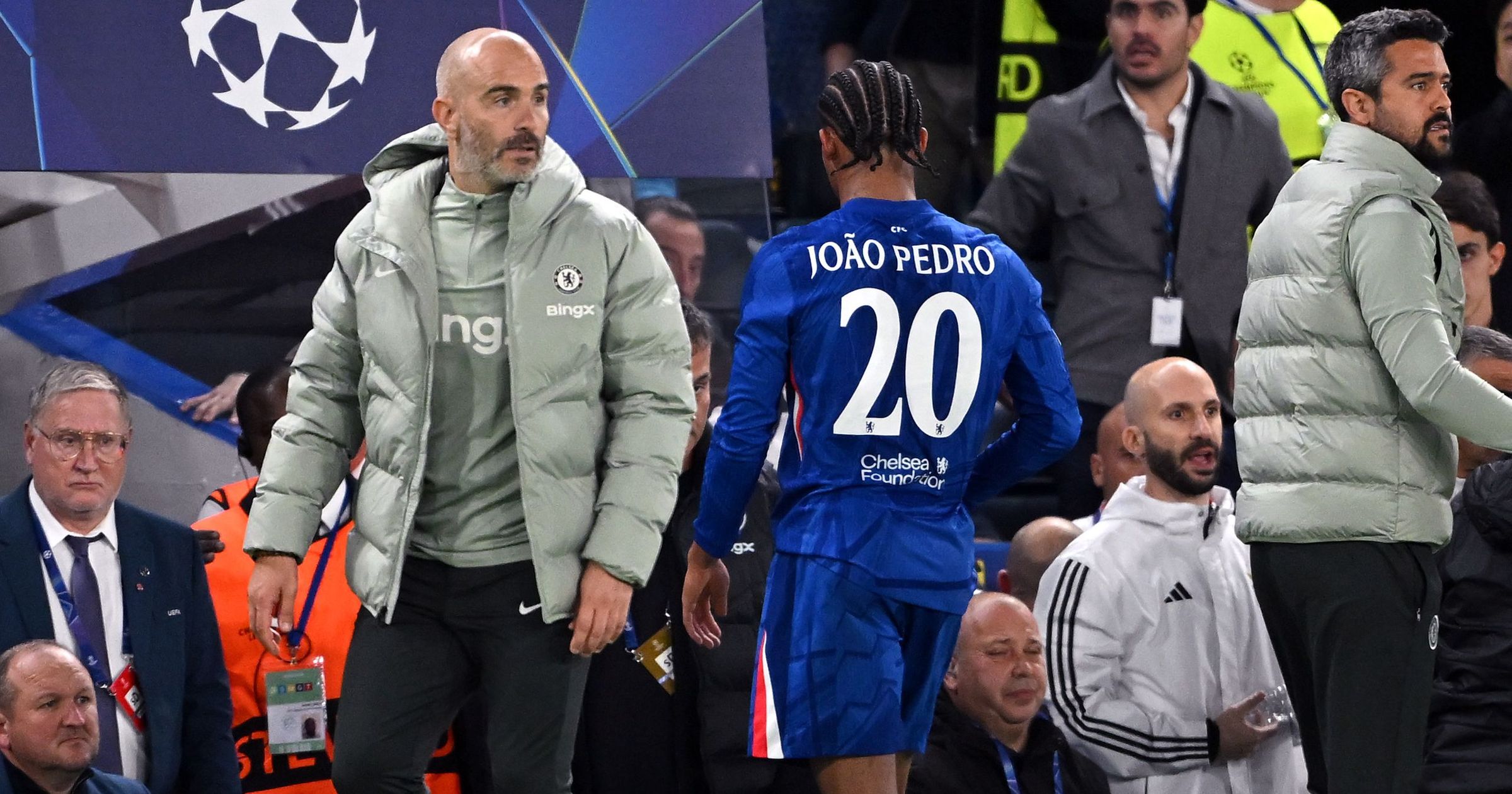 Watch: More red card woe for Chelsea as Joao Pedro dismissed late on in ...