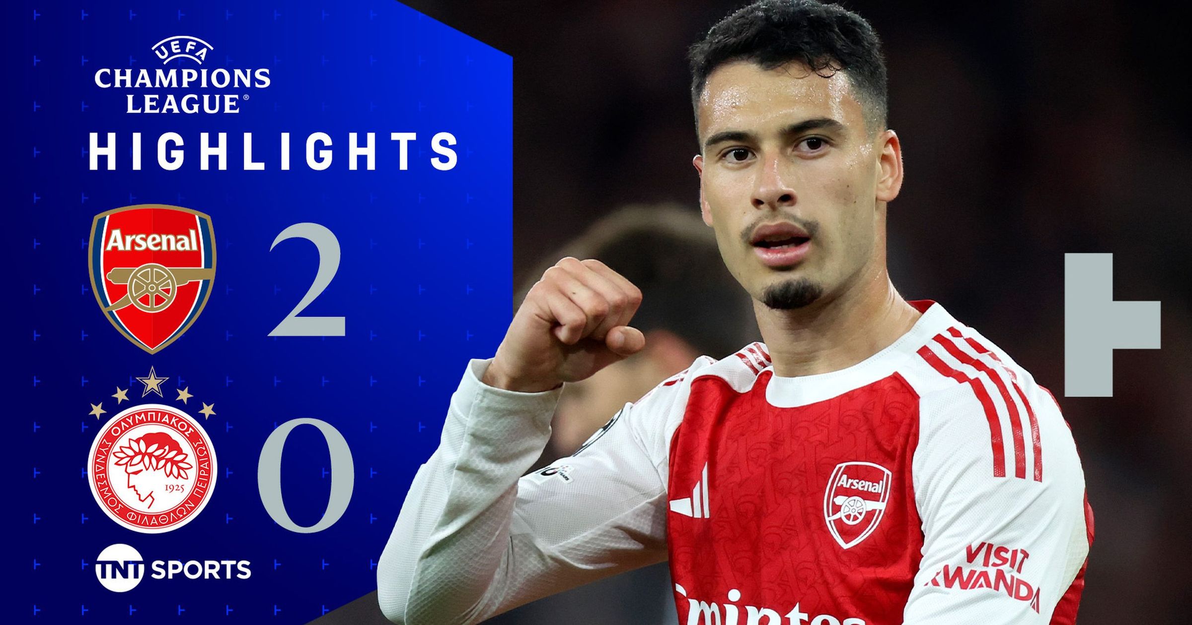 Arsenal 2-0 Olympiacos: UEFA Champions League highlights as Martin ...
