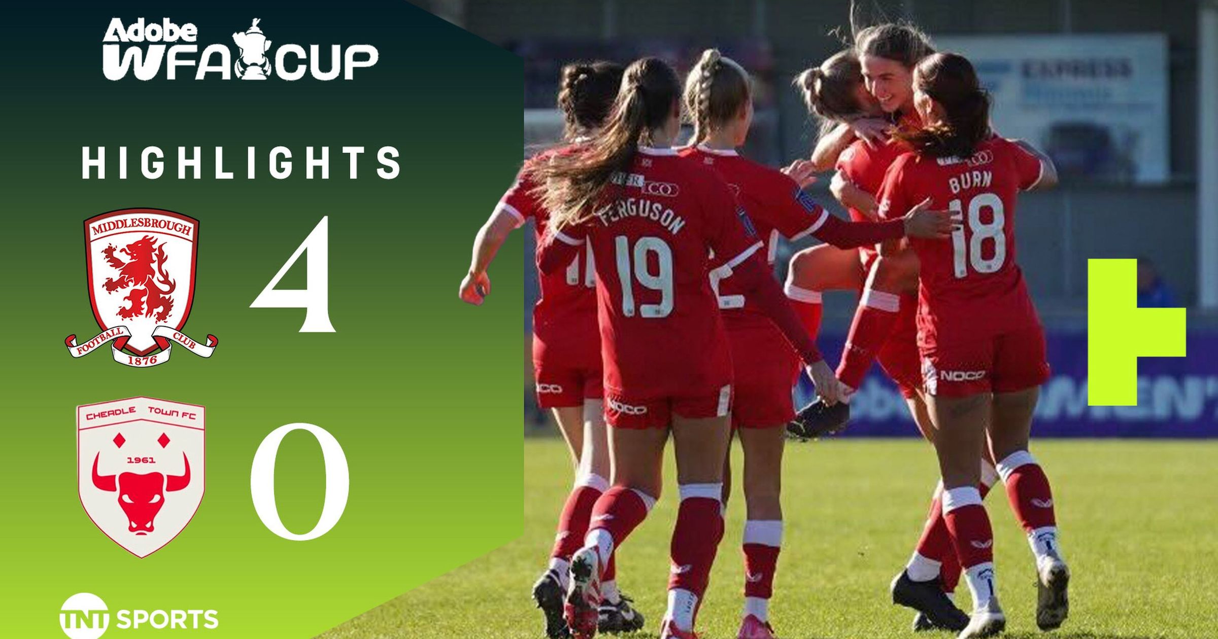 Adobe Women's FA Cup highlights: Middlesbrough dispatch Cheadle Town ...