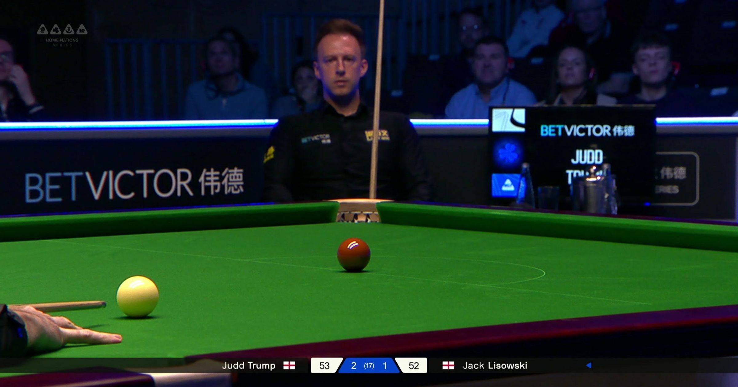 Jack Lisowski snatches frame against Judd Trump at Northern Ireland ...