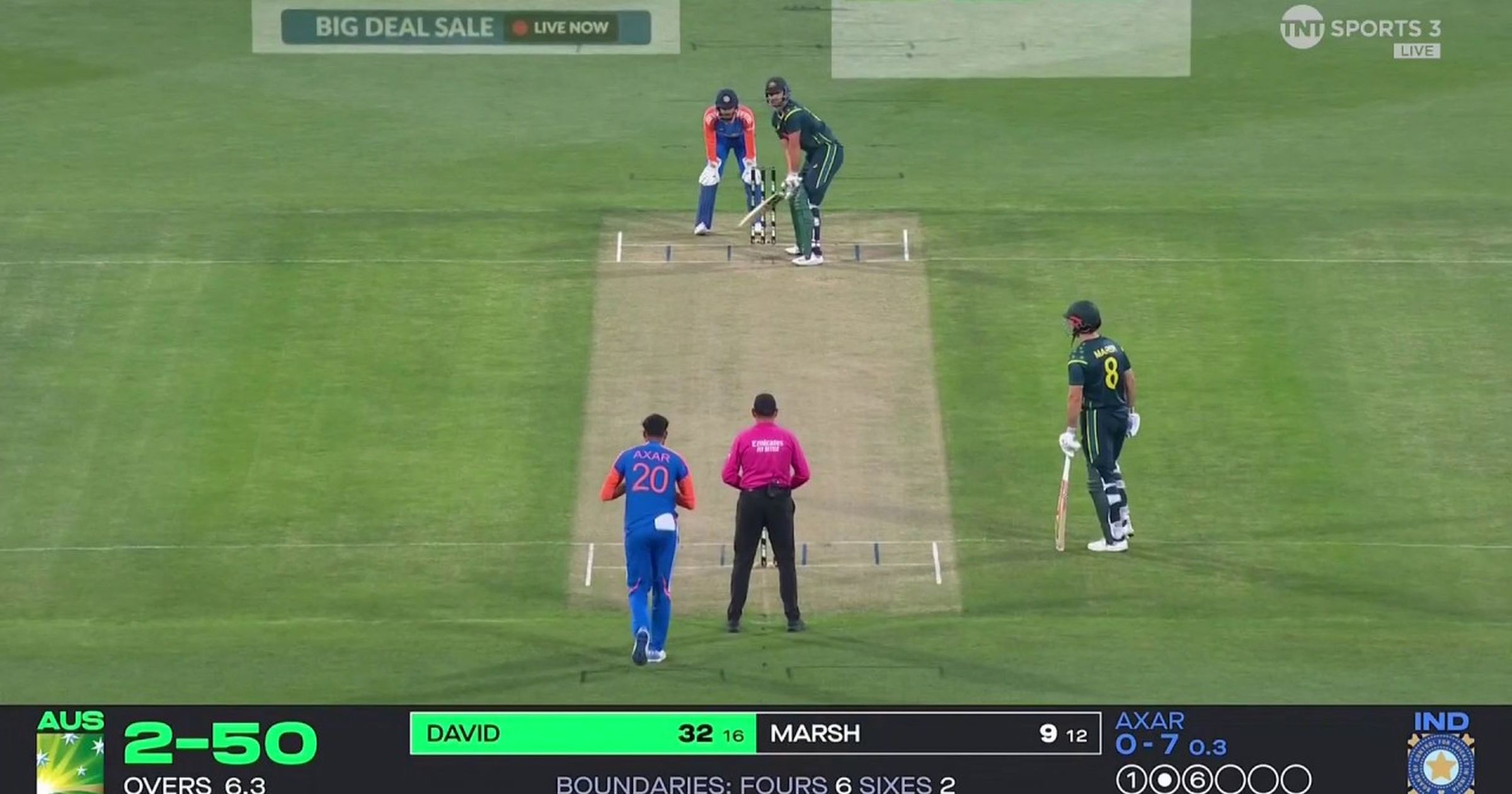 'Well into his stride' - Tim David hits a second huge six to bring up ...