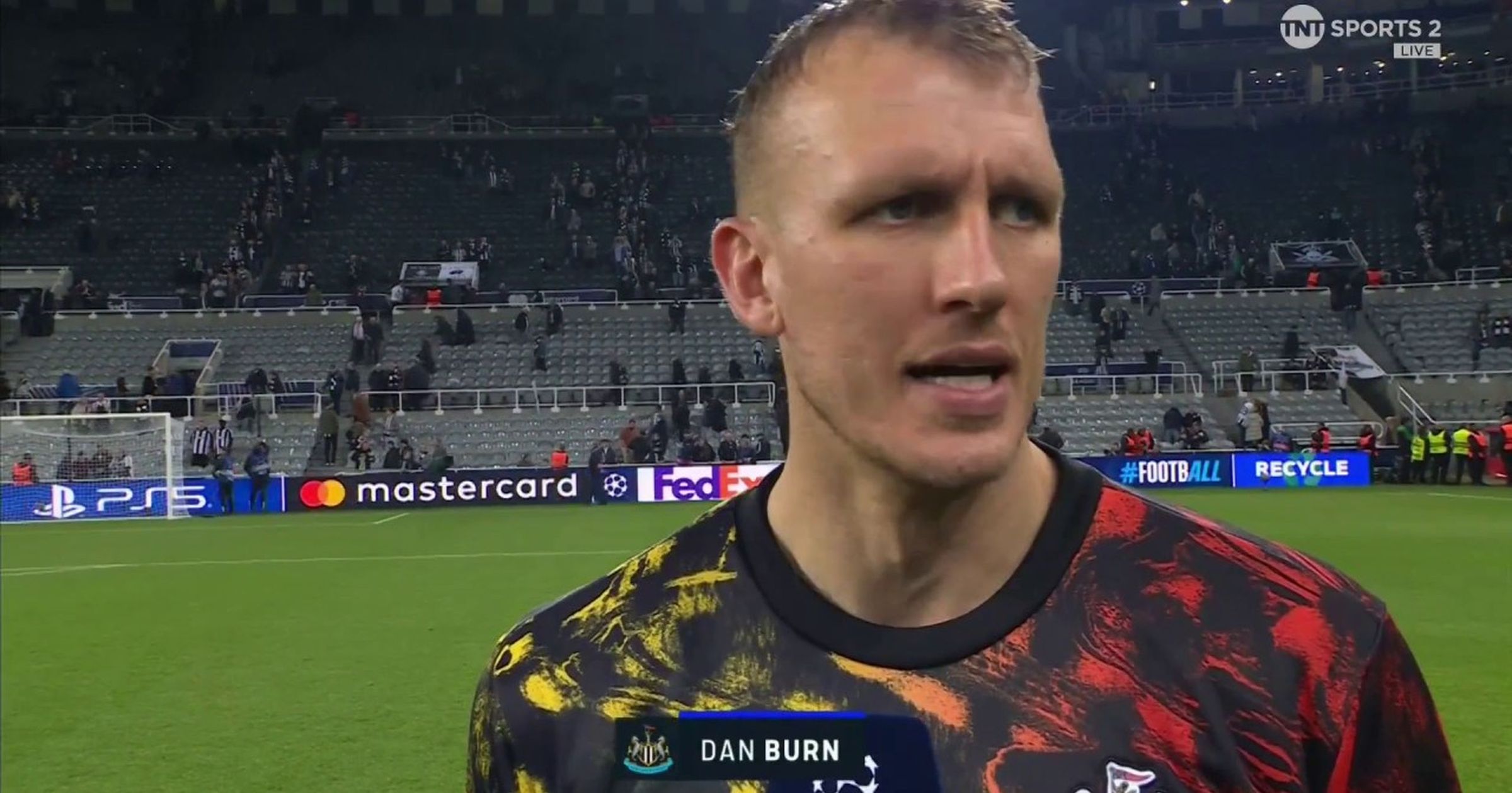 Dan Burn on remarkable header for Newcastle in UEFA Champions League ...