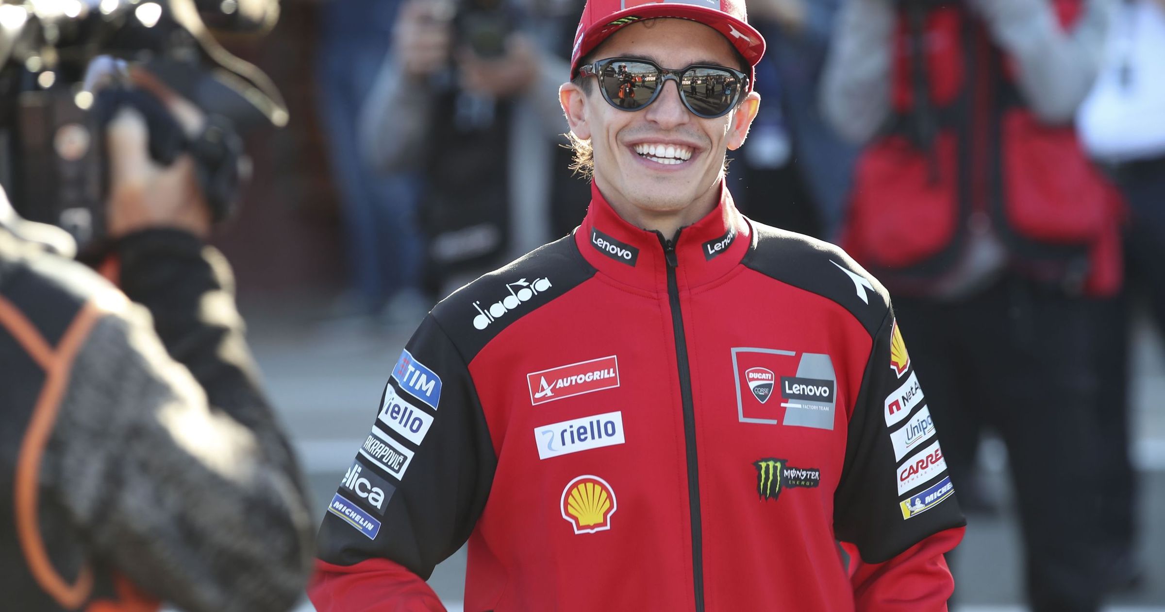 2025 world champion Marc Marquez wins MotoGP award - Motorcycling video ...