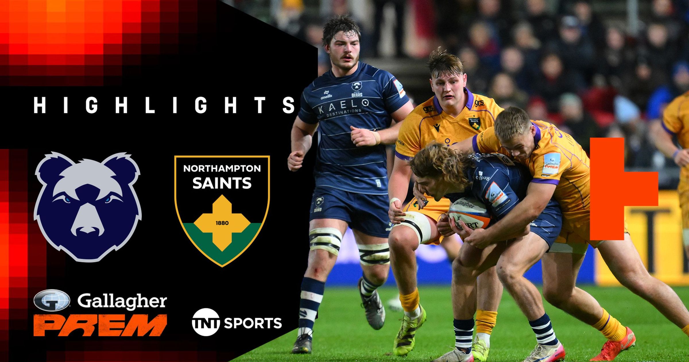 Bristol Bears 46-12 Northampton Saints: Gallagher PREM Rugby highlights ...