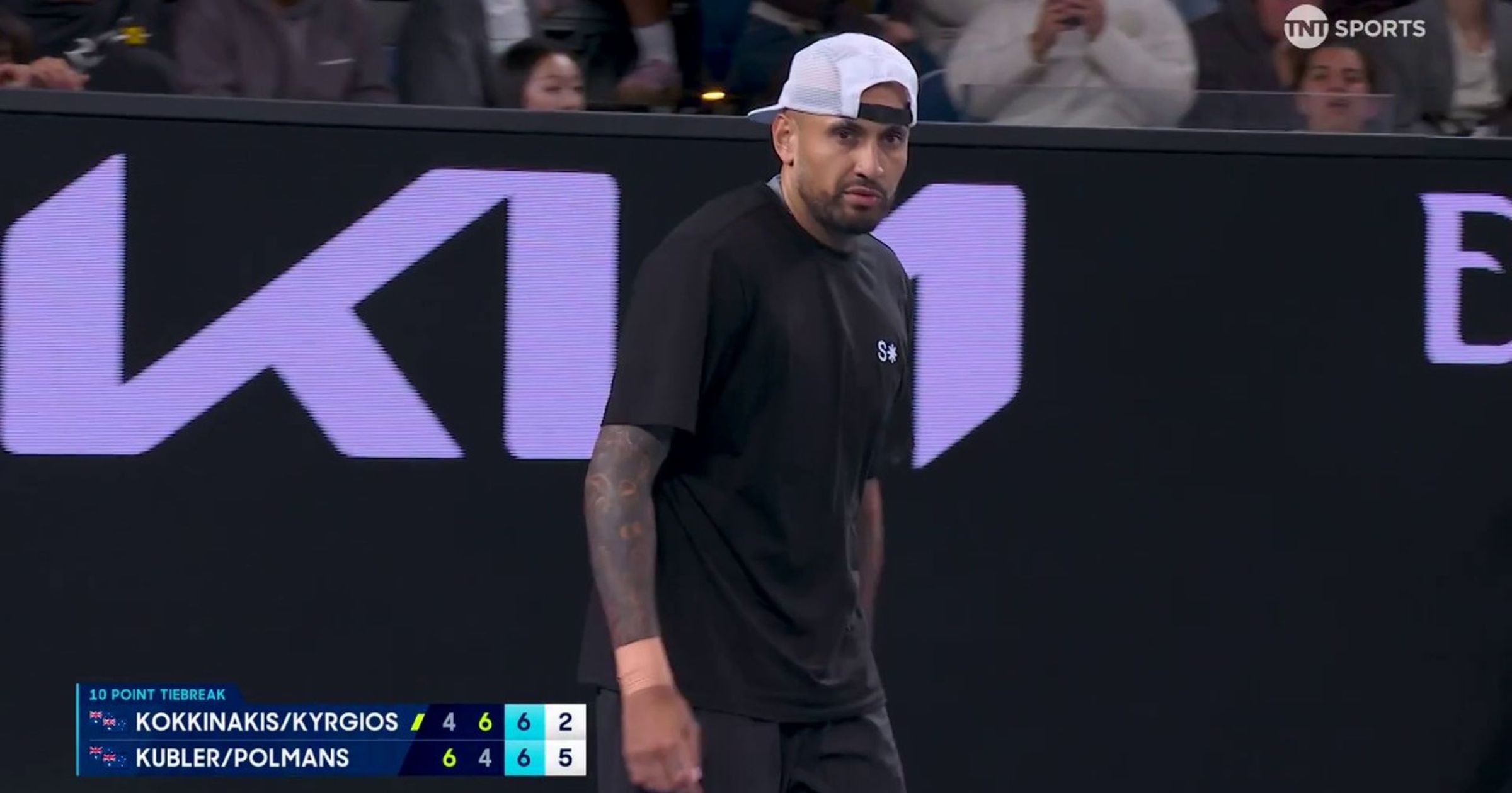'Who are you?' - Nick Kyrgios unimpressed with heckling in match tie ...