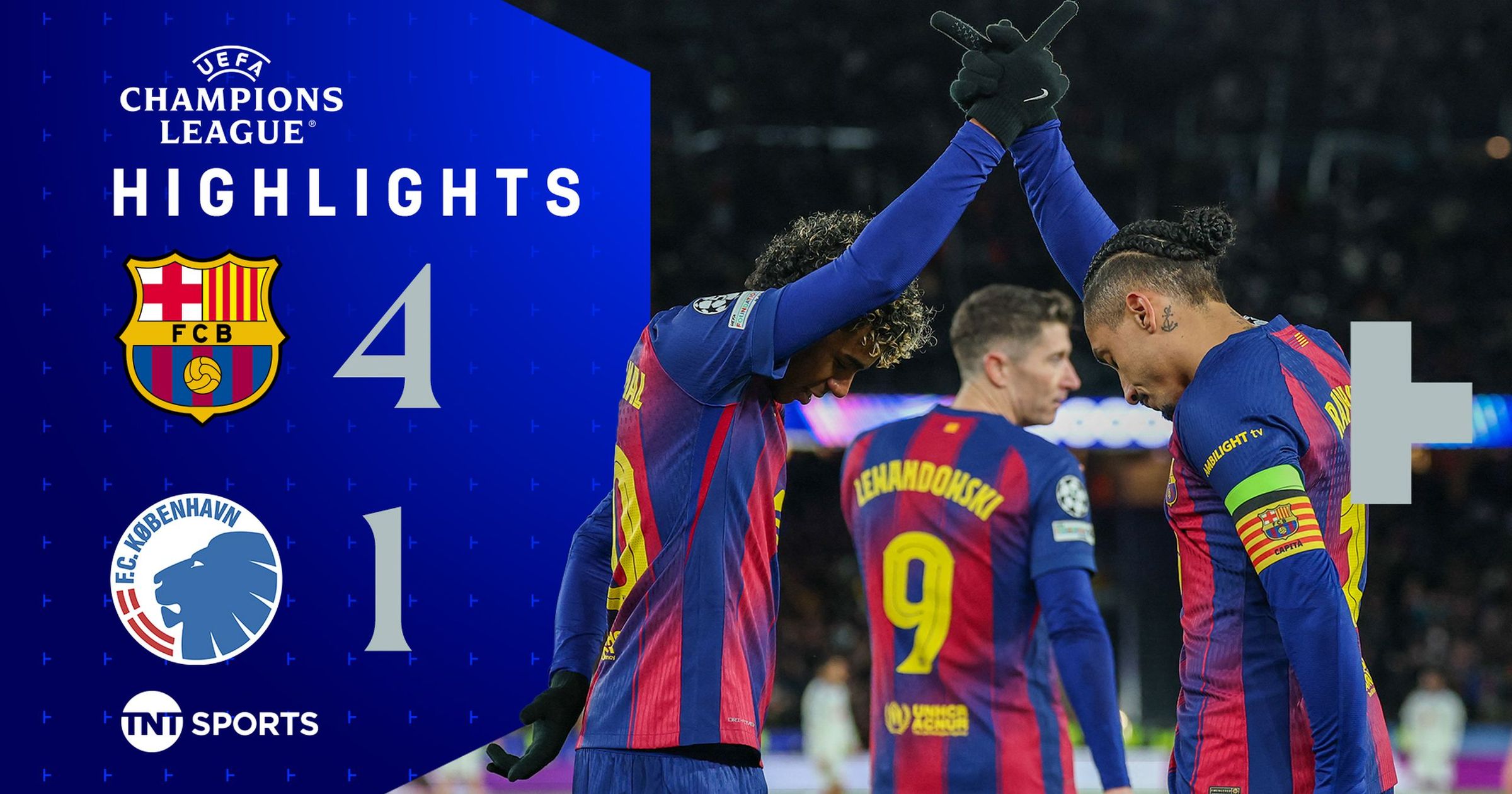 Barcelona v Copenhagen: UEFA Champions League highlights as Lamine ...
