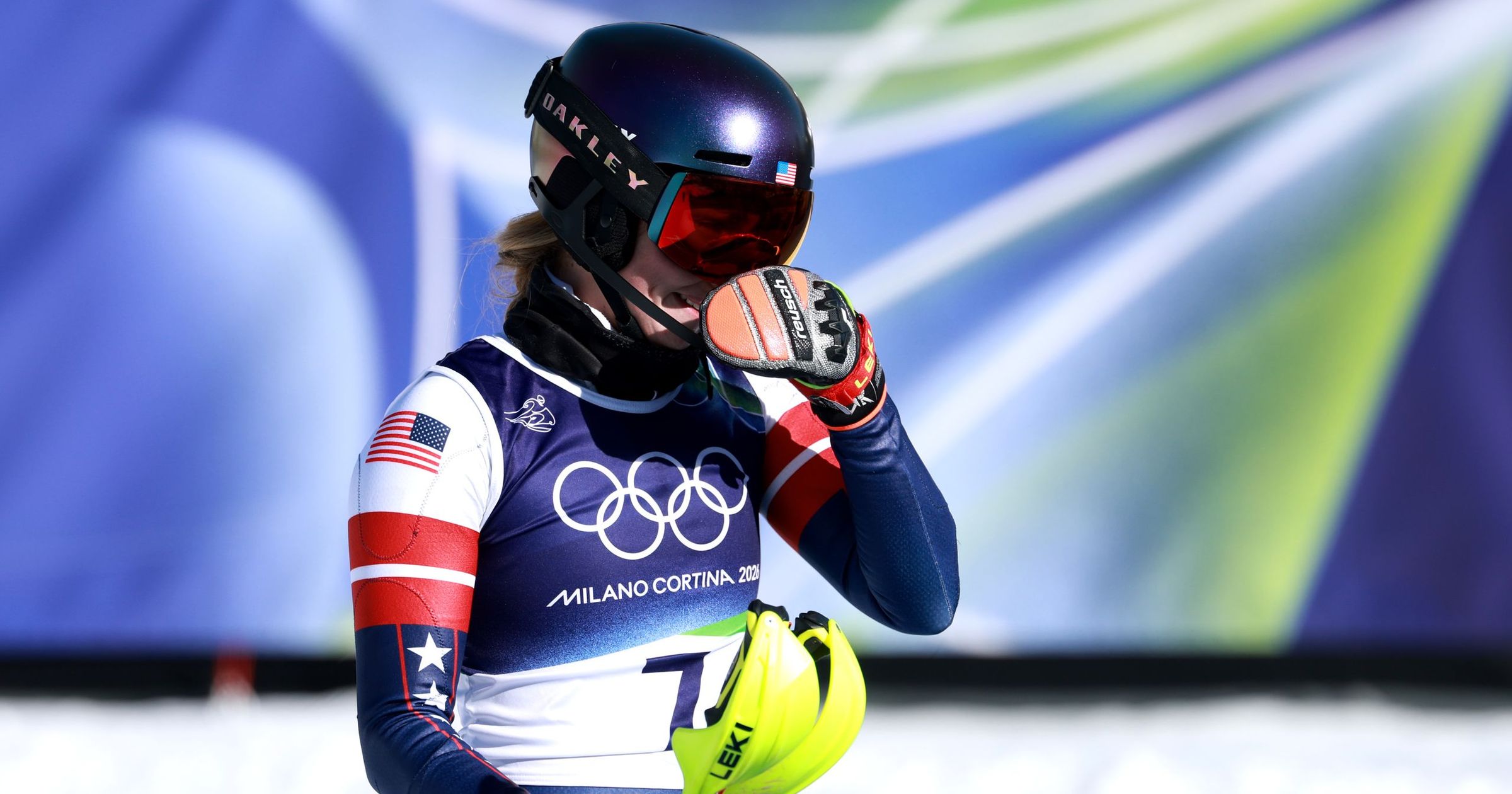 Watch: Mikaela Shiffrin overcome with emotion after winning slalom gold ...