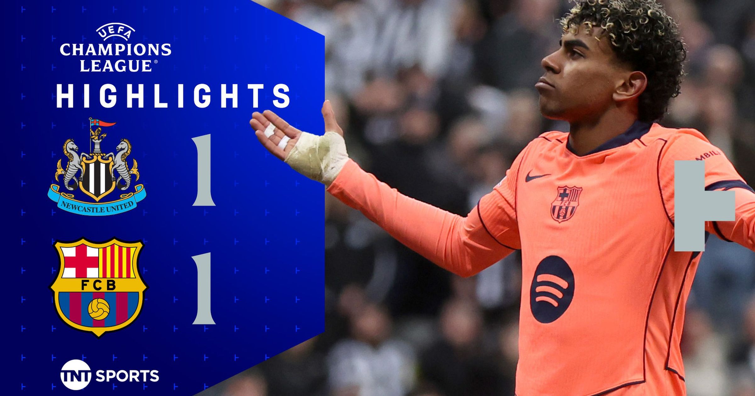 Newcastle v Barcelona: UEFA Champions League highlights as Lamine Yamal ...