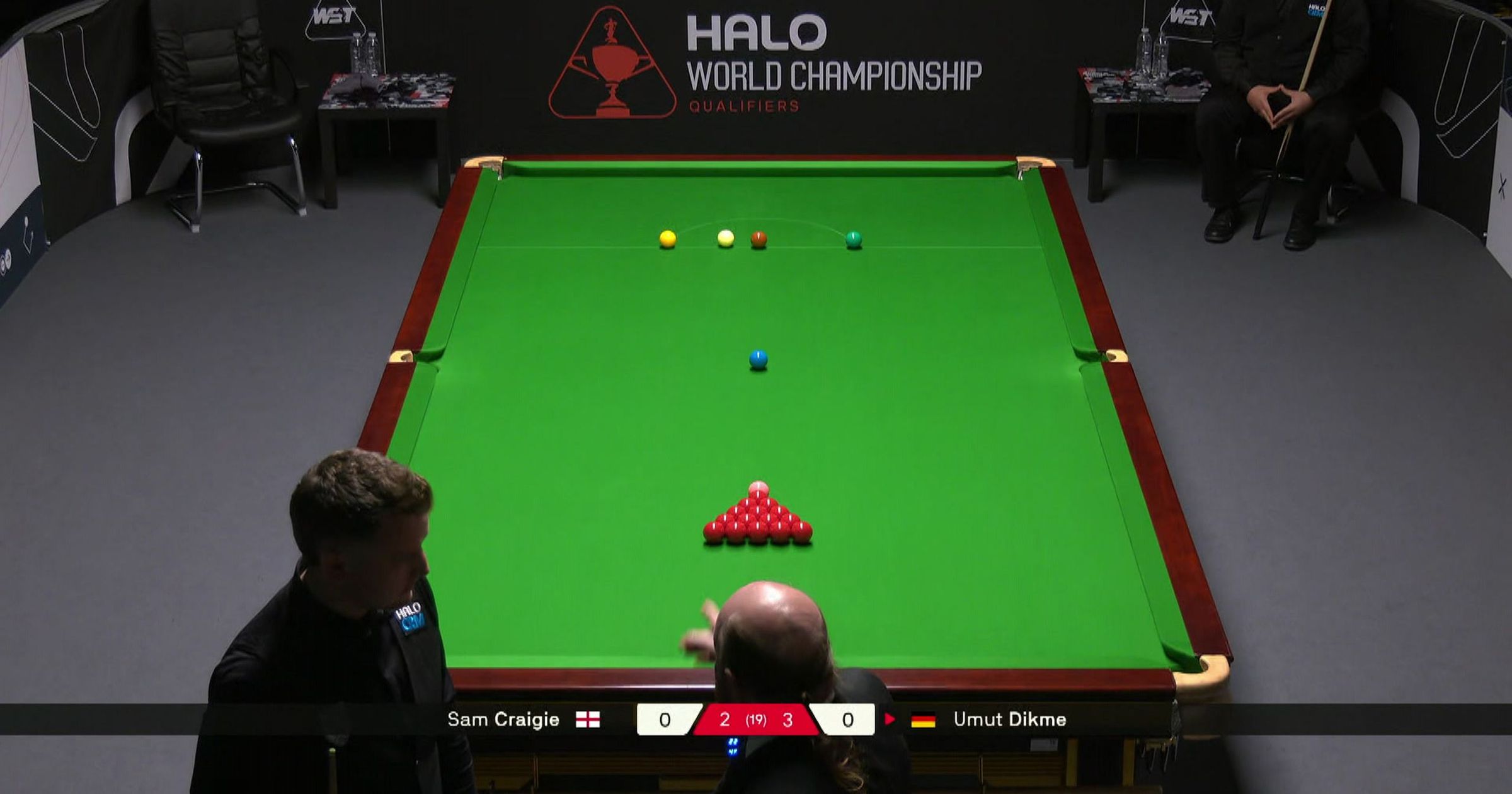 Sam Craigie docked a frame in bizarre circumstances after returning to ...