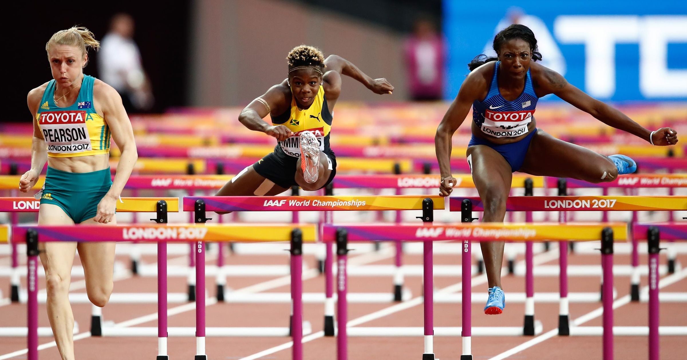 Pearson fastest in 100m hurdles semis, holder goes out - TNT Sports