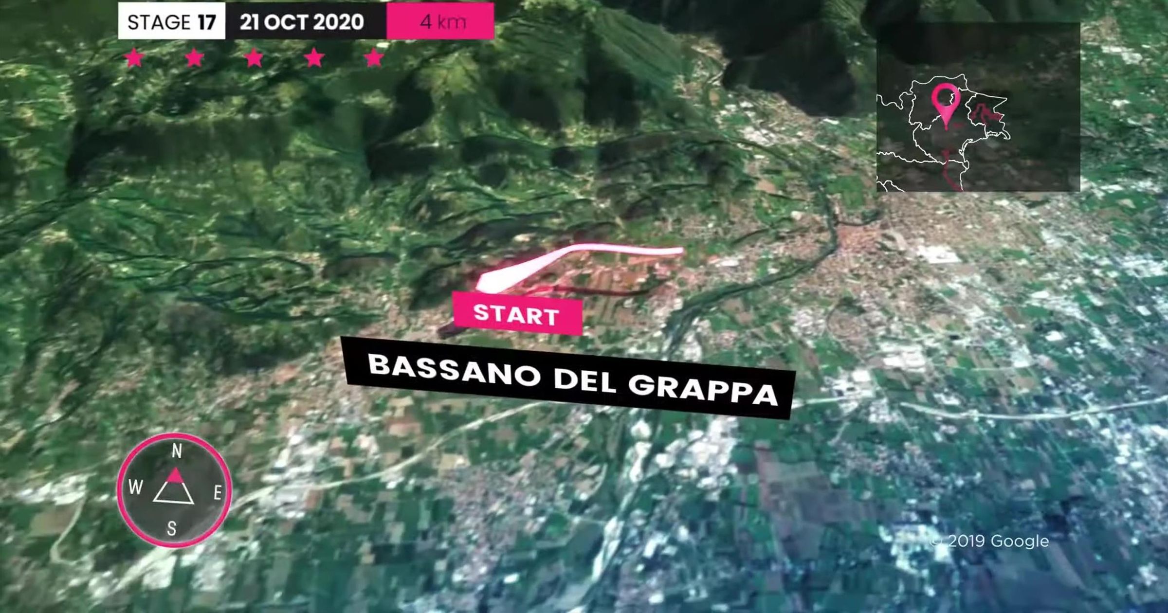 Giro d'Italia 2020 Stage 17 profile - From medieval town to summit ...