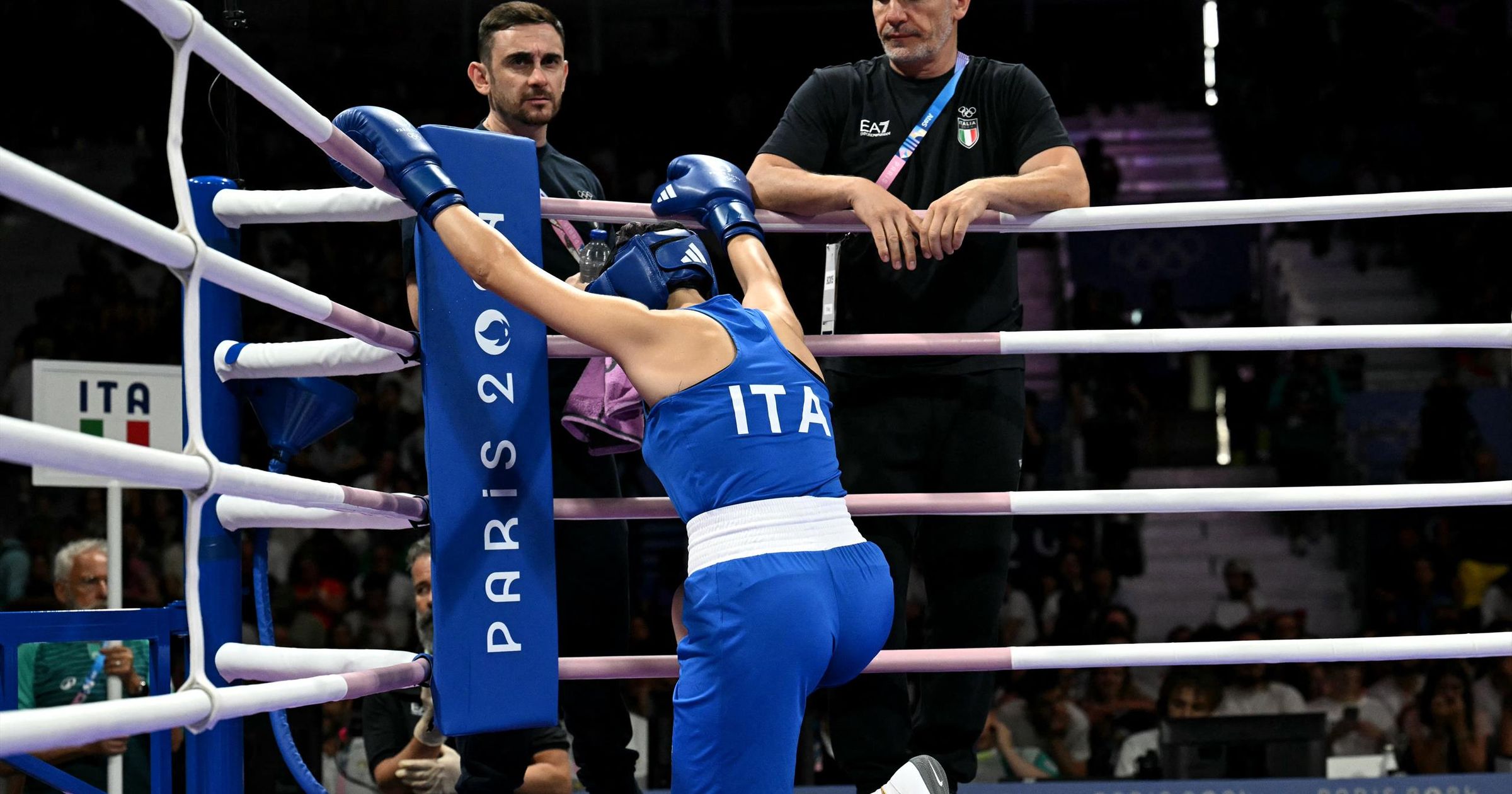 Angela Carini unusually abandons after 46 seconds at start of Olympic ...