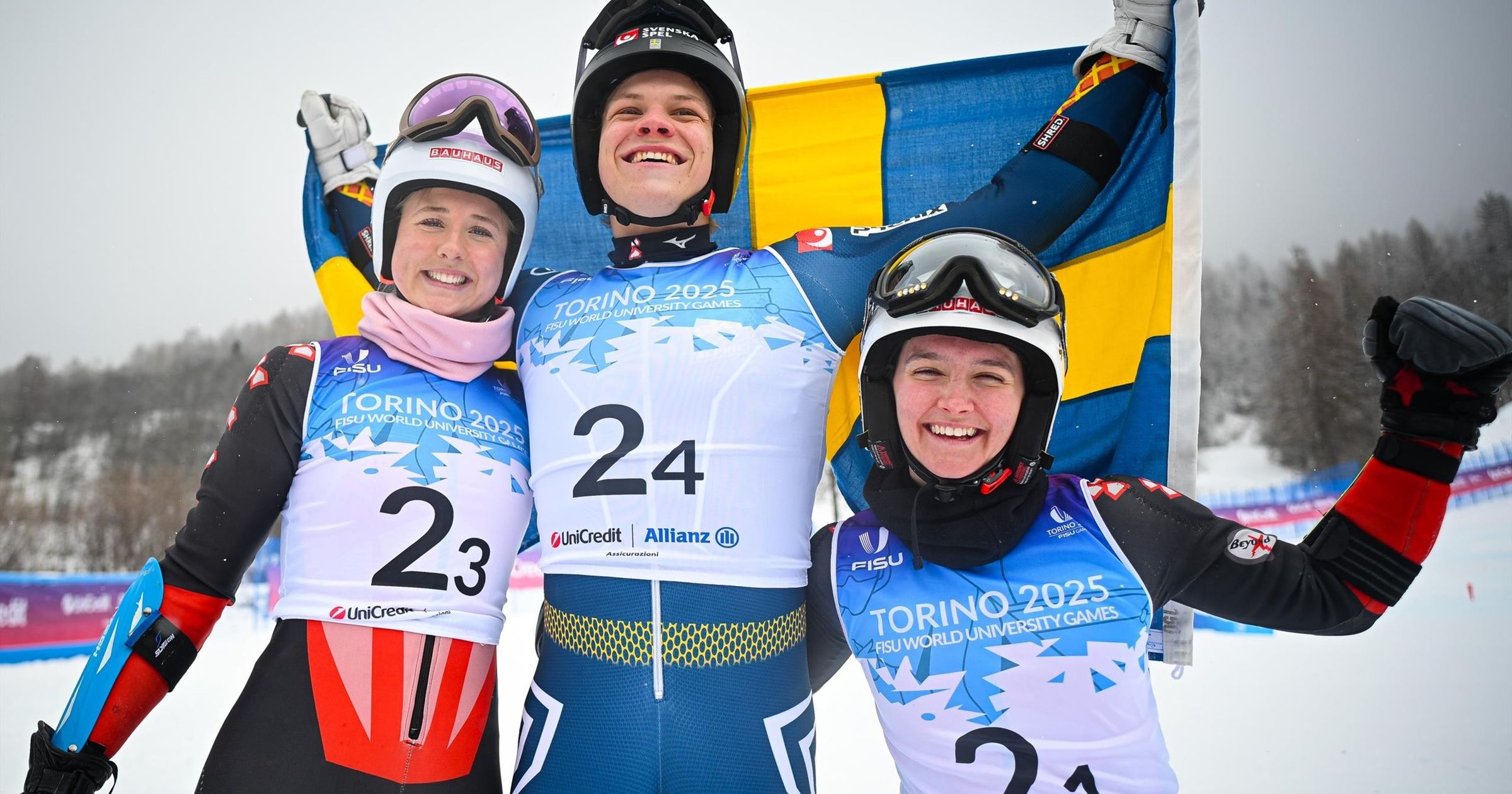 Swedish alpine mixed team conquers Bardonecchia slopes - TNT Sports