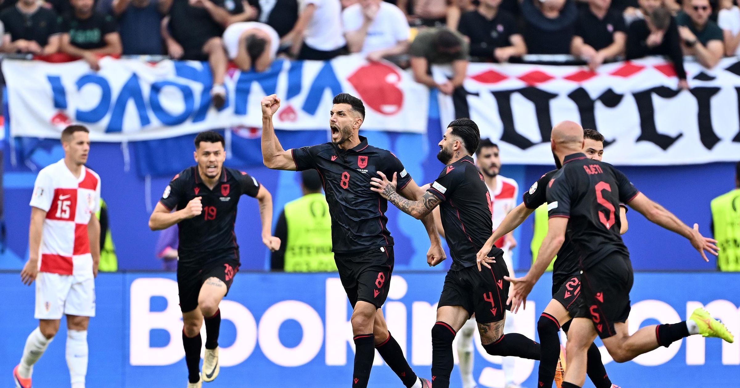 Croatia 2-2 Albania - Klaus Gjasula scores dramatic late equaliser ...