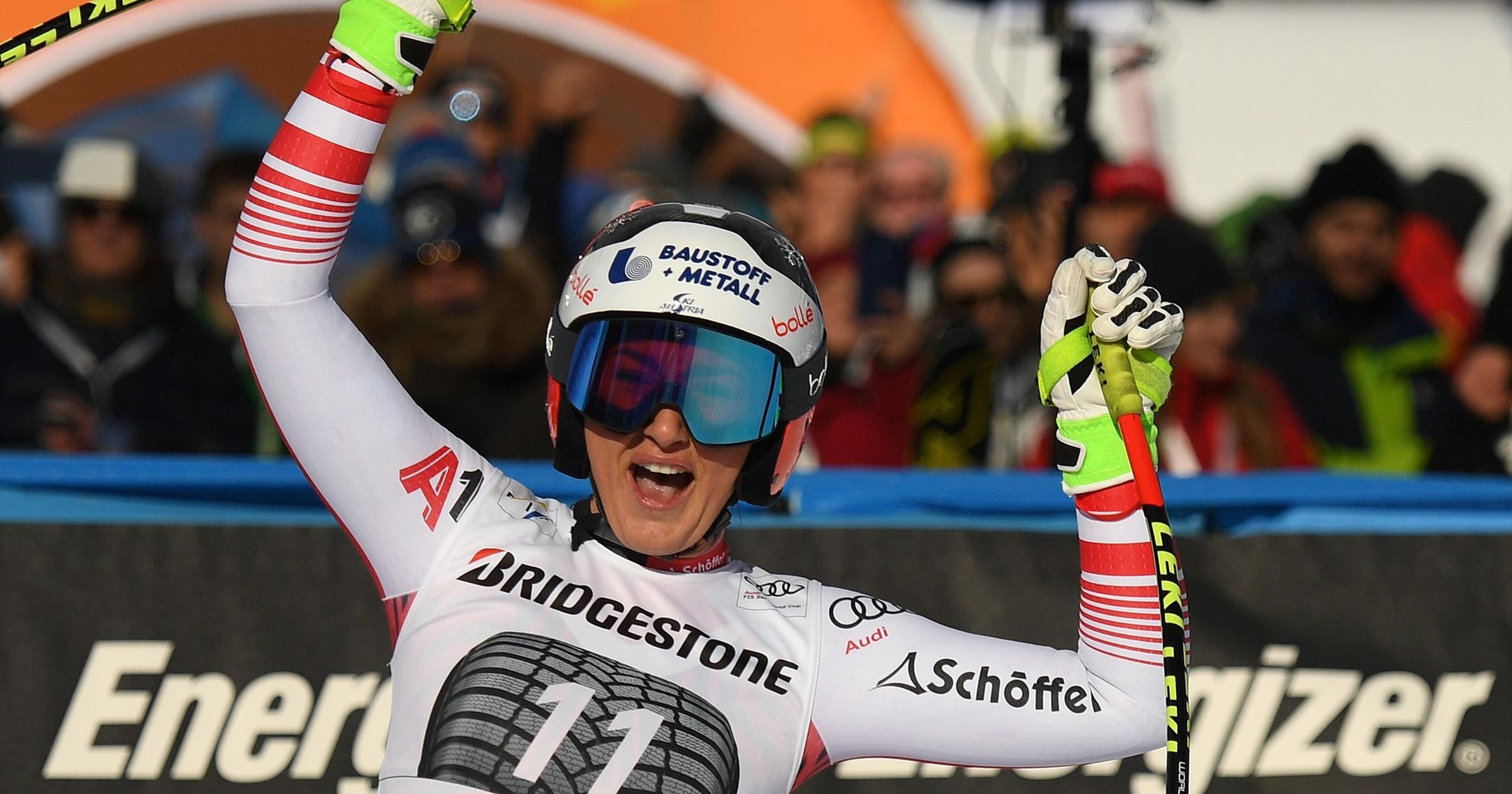 Stephanie Venier wins first World Cup event in downhill at Garmisch ...