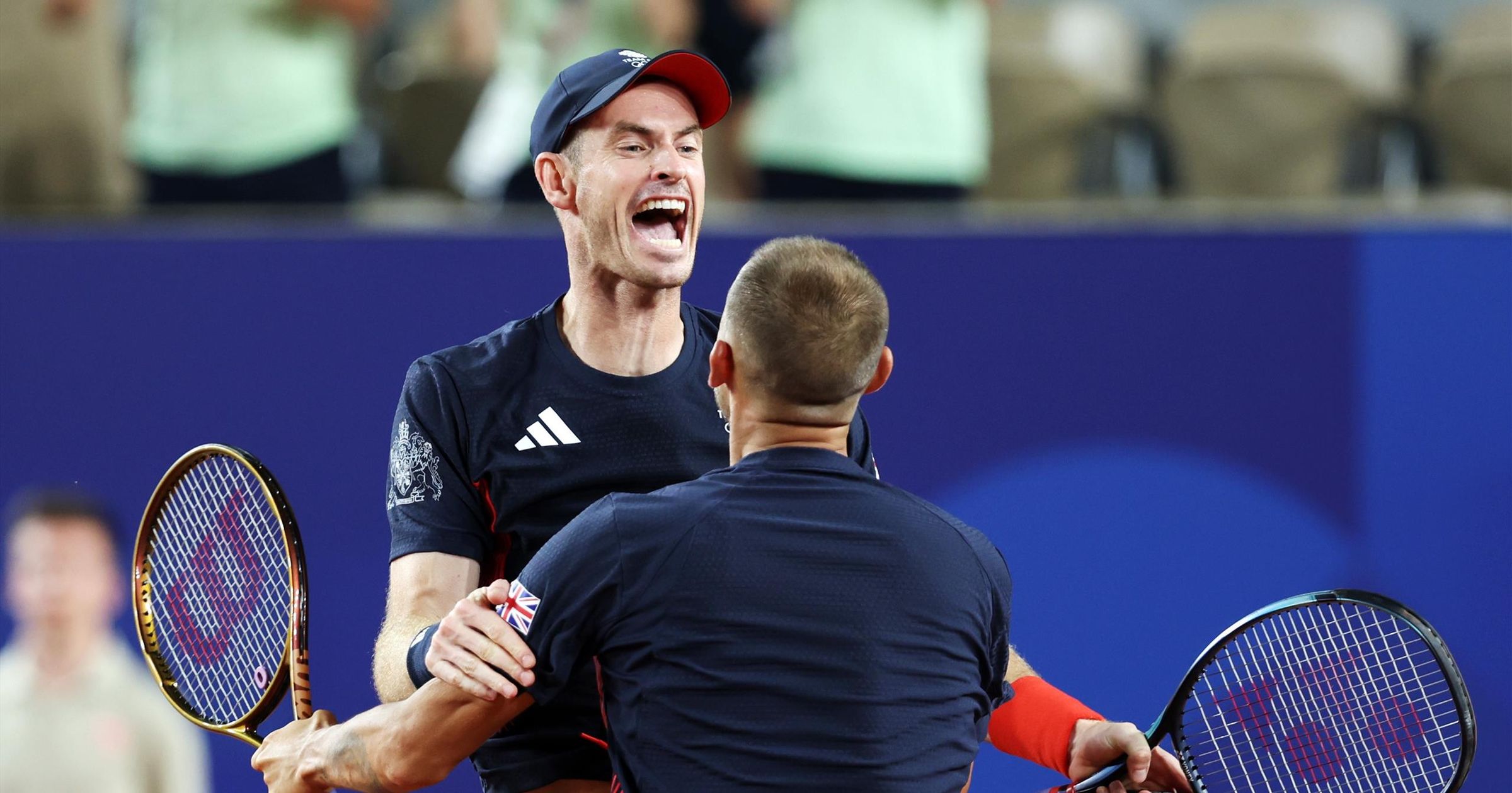 Andy Murray and Dan Evans defeat Sander Gille and Joran Vliegen ...
