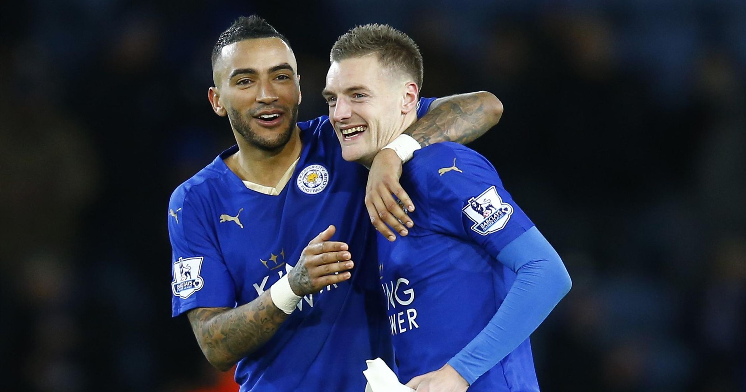 Jamie Vardy scores glorious double as leaders Leicester sink Liverpool ...