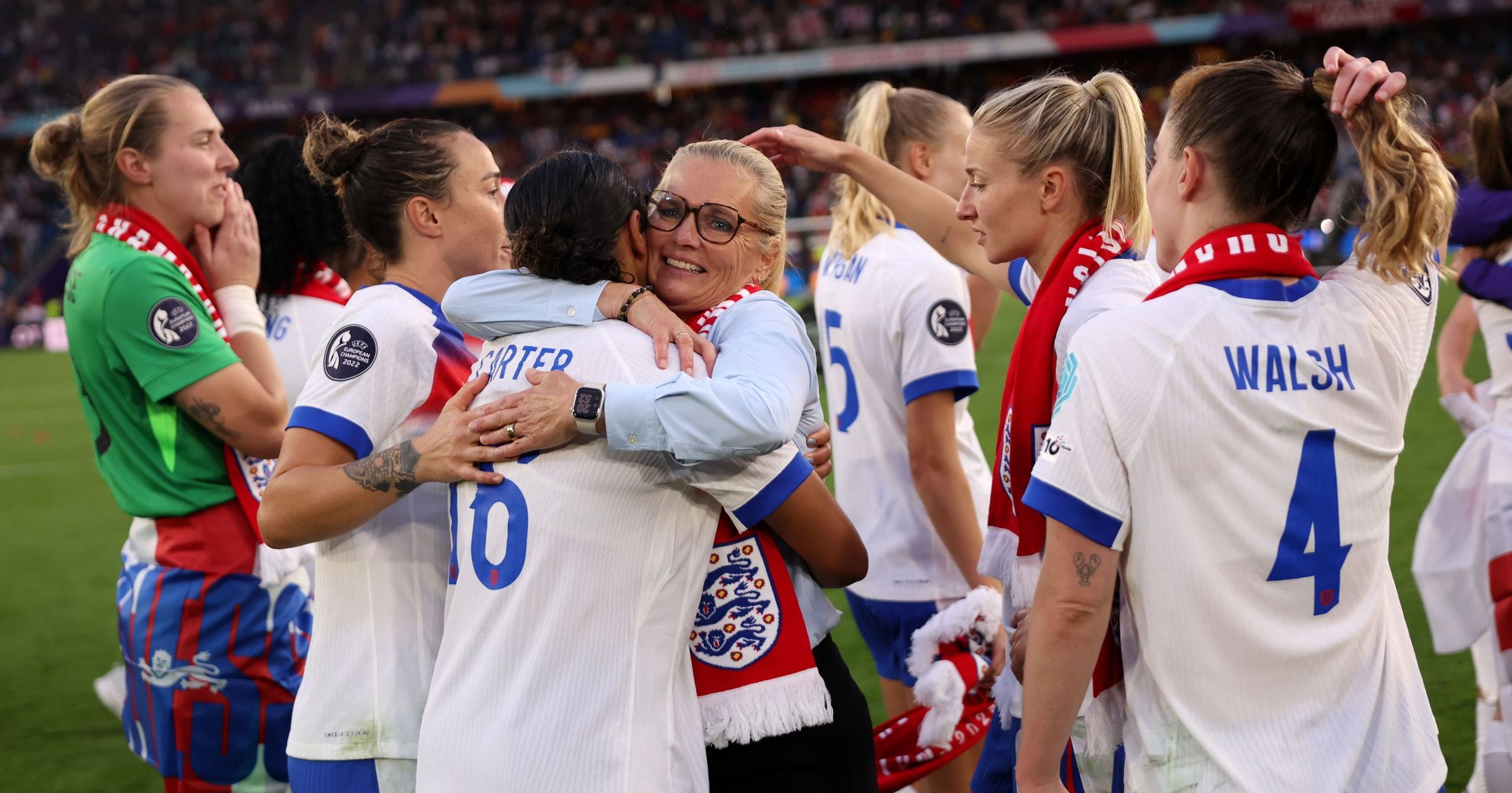 Four England players make UEFA Team of the Tournament after retaining ...