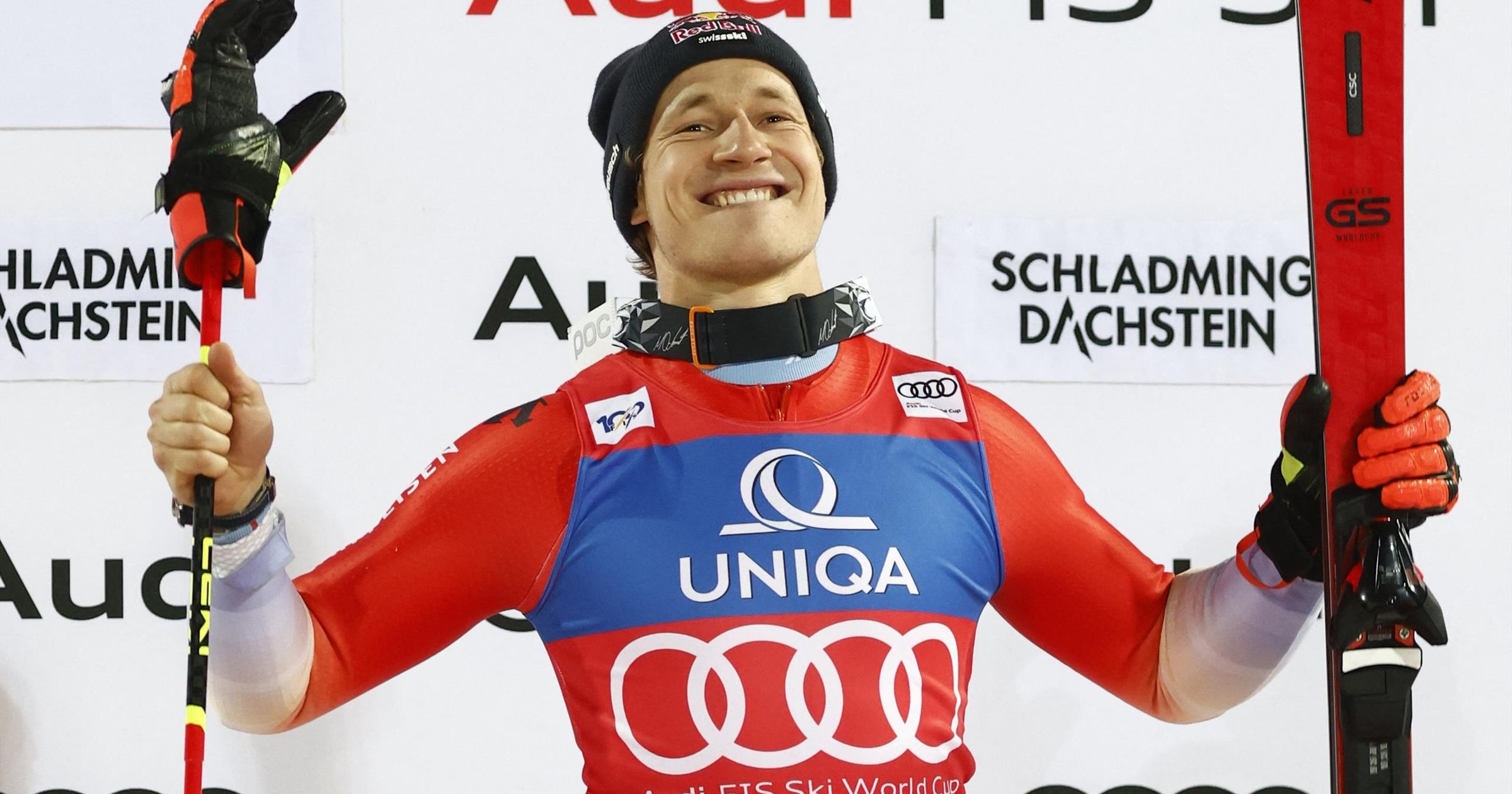 Marco Odermatt extends giant slalom hot streak after ice-cool second ...