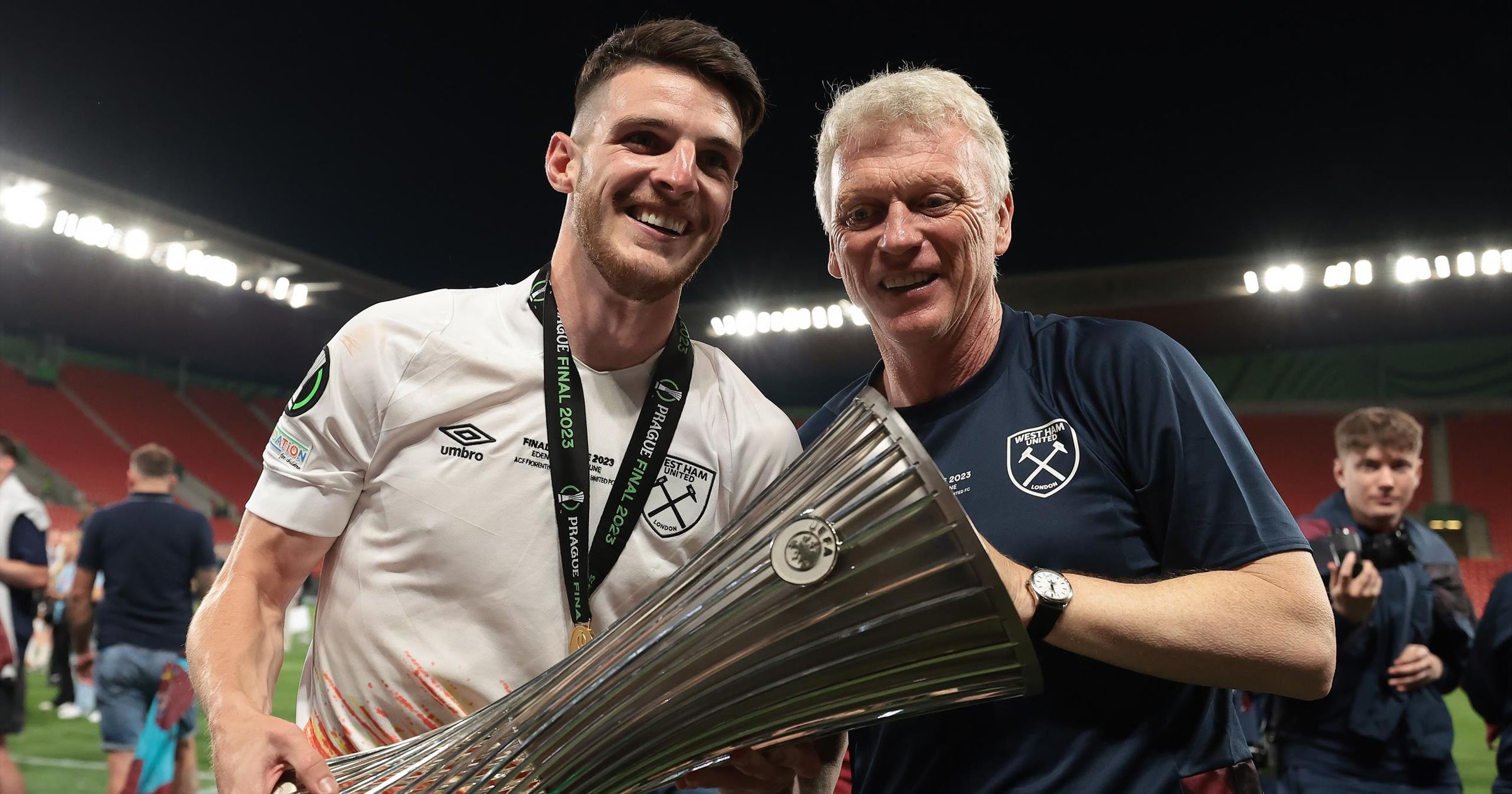 Exclusive: West Ham's David Moyes grateful for 'good fortune' after overseeing Declan Rice ...