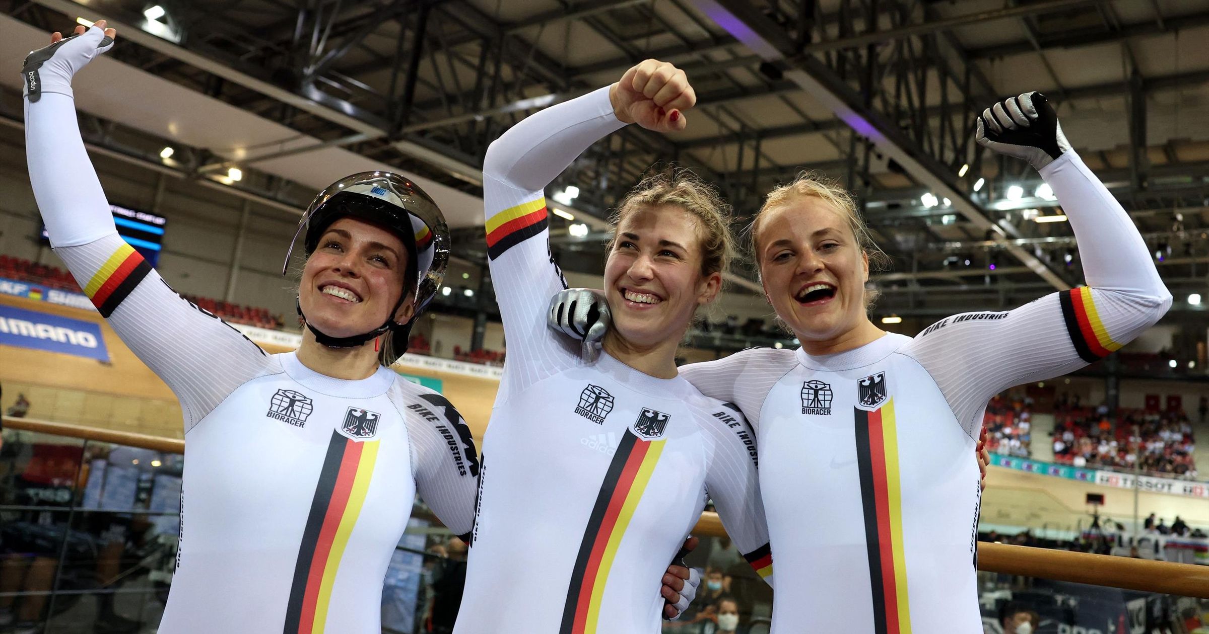 Germany break world record twice to take gold as Australia end Dutch ...