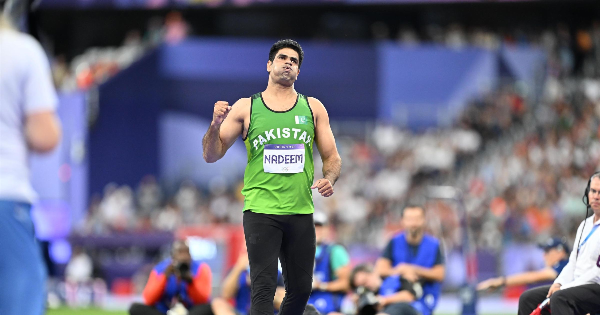 Paris 2024: Arshad Nadeem's incredible throw as he goes on to win ...