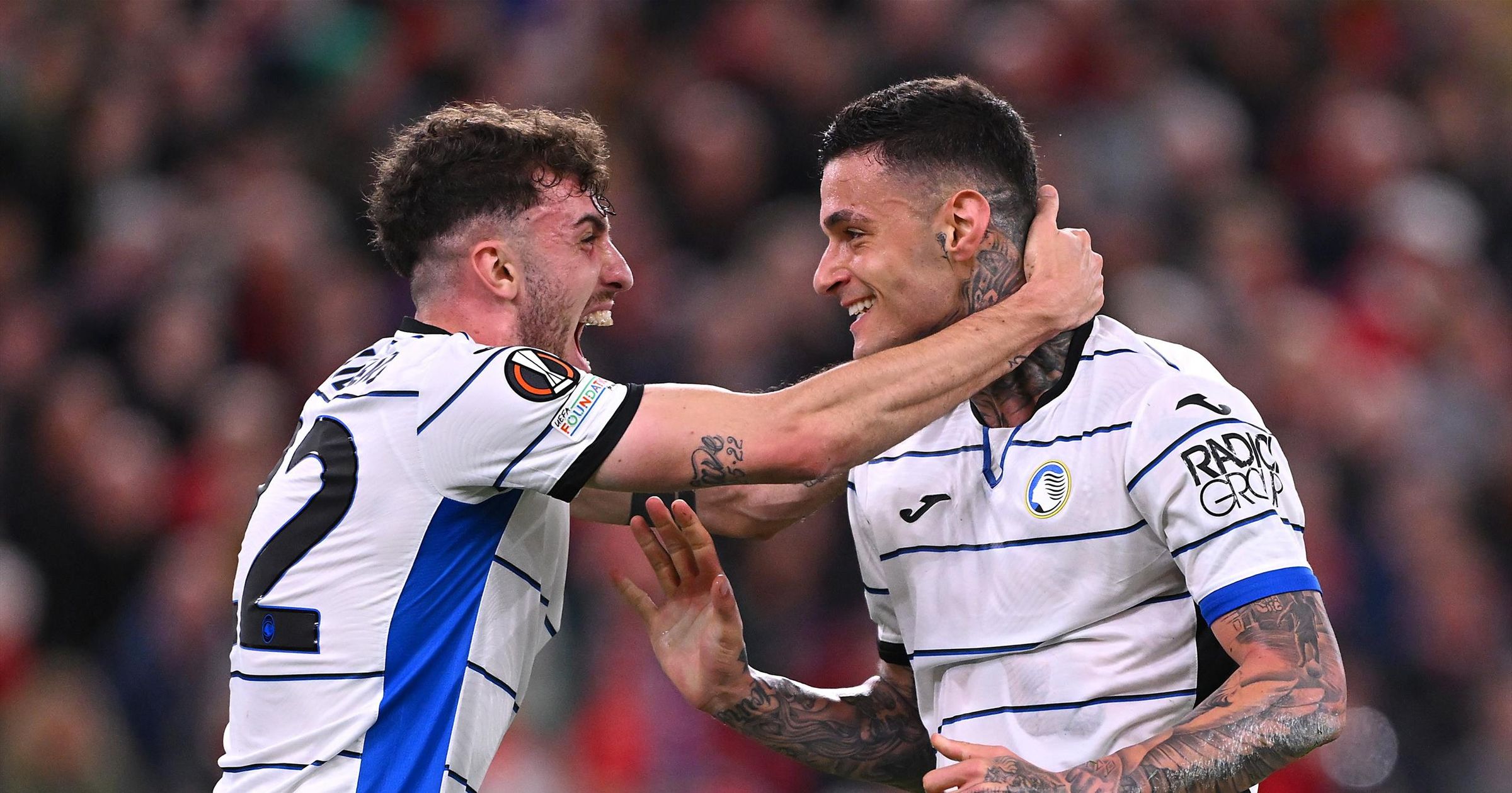 Gianluca Scamacca stuns Anfield as he puts Atalanta ahead against ...