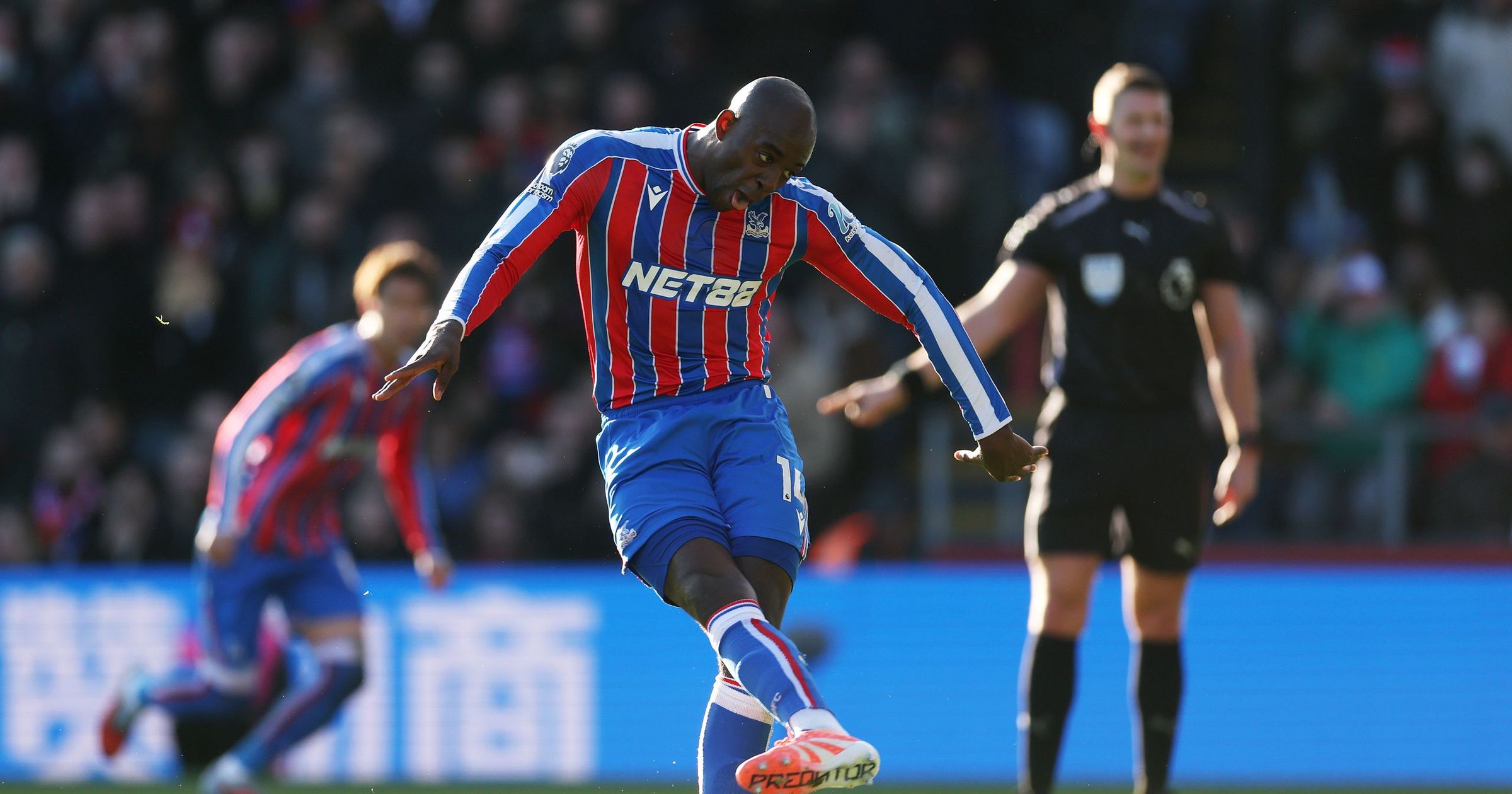 'Do it again' - Jean-Philippe Mateta scores penalty after bizarre ...