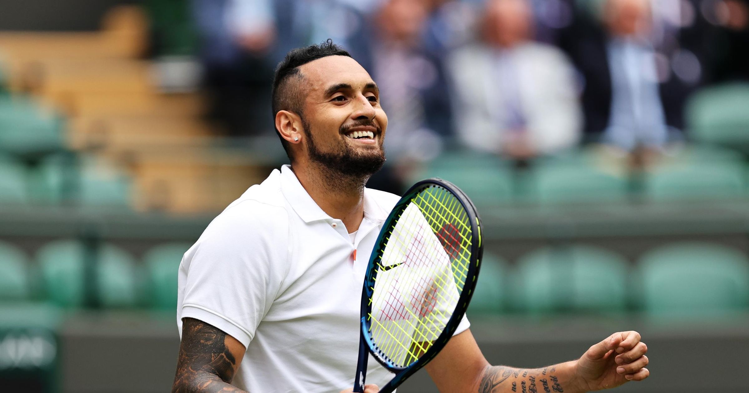Wimbledon 2021 tennis - Rants, expletives, brilliance - Nick Kyrgios is ...
