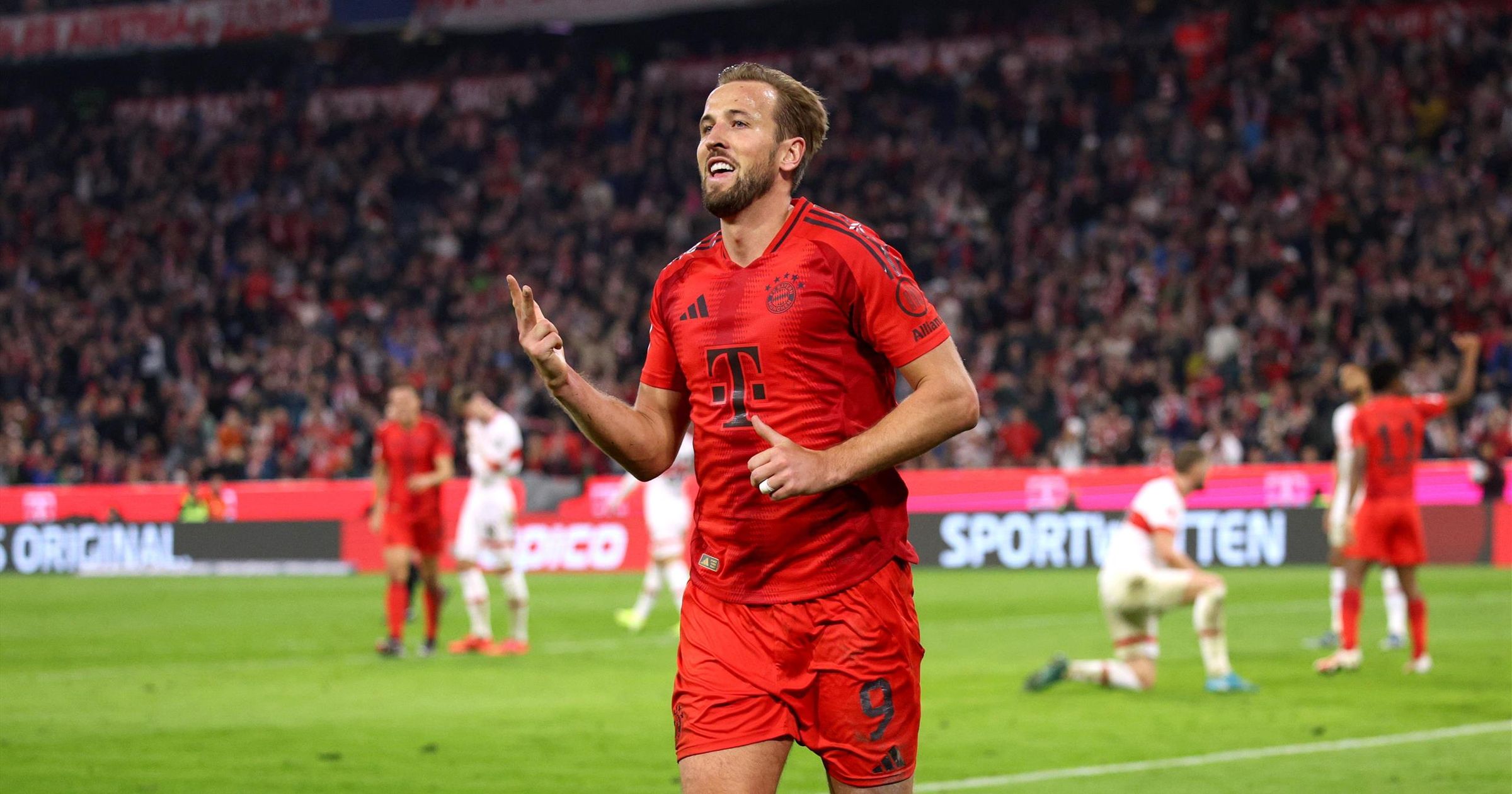 Bayern Munich 4-0 Stuttgart - Harry Kane hat-trick fires Die Roten to ...