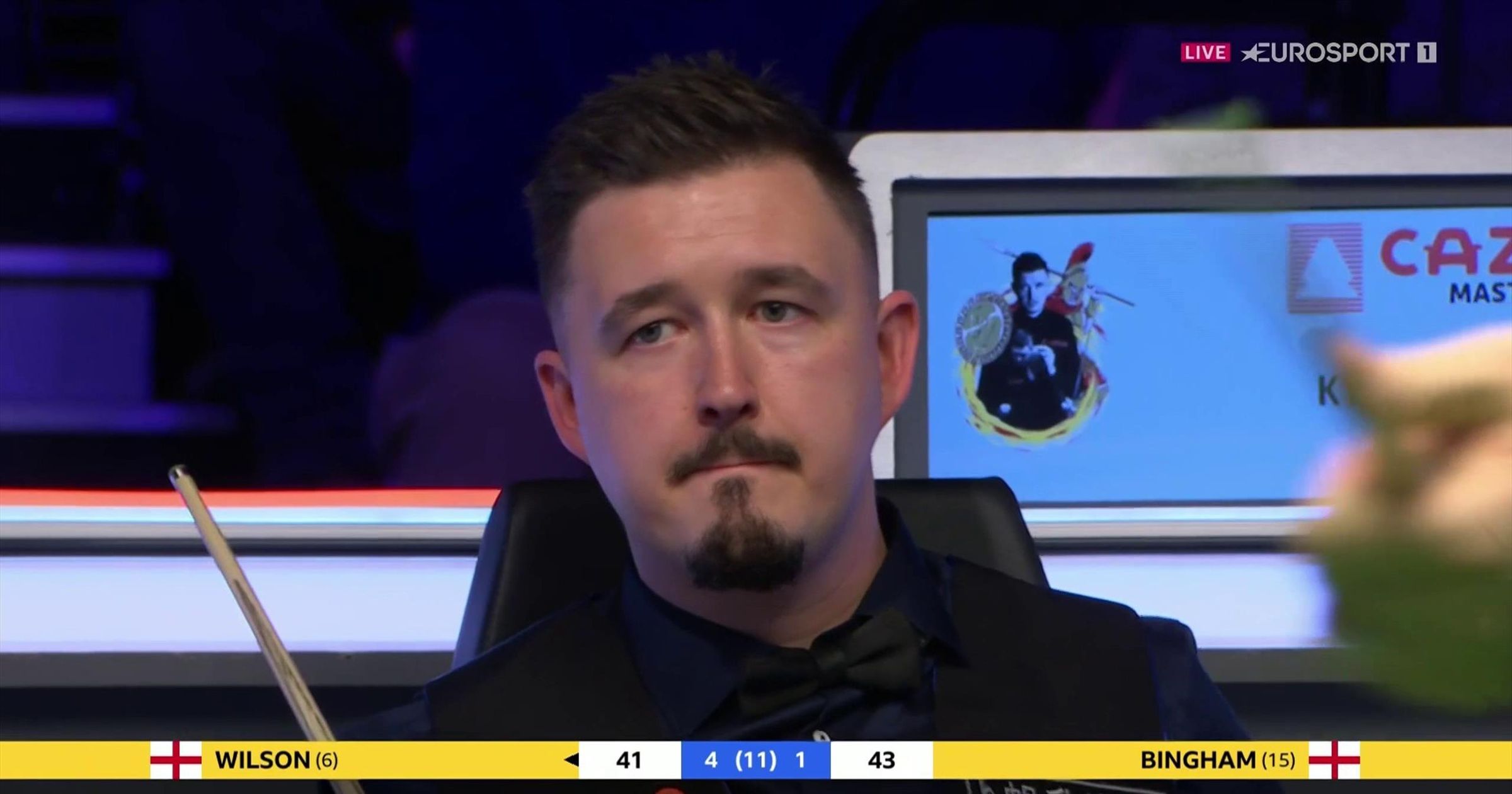 'What honesty!' - Wilson calls his own foul against Bingham - Snooker ...