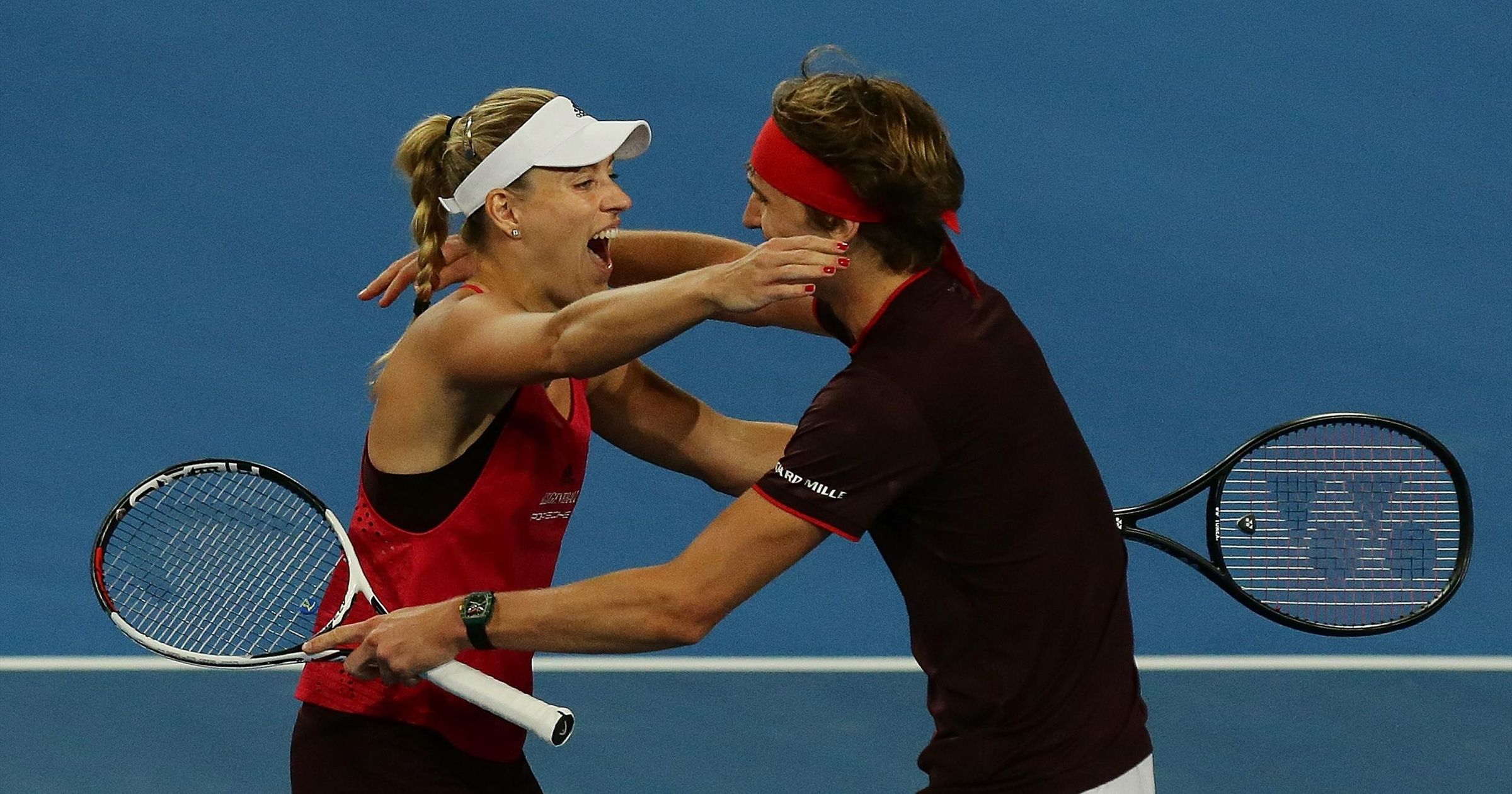 Angelique Kerber and Alex Zverev triumph to set up Switzerland final ...