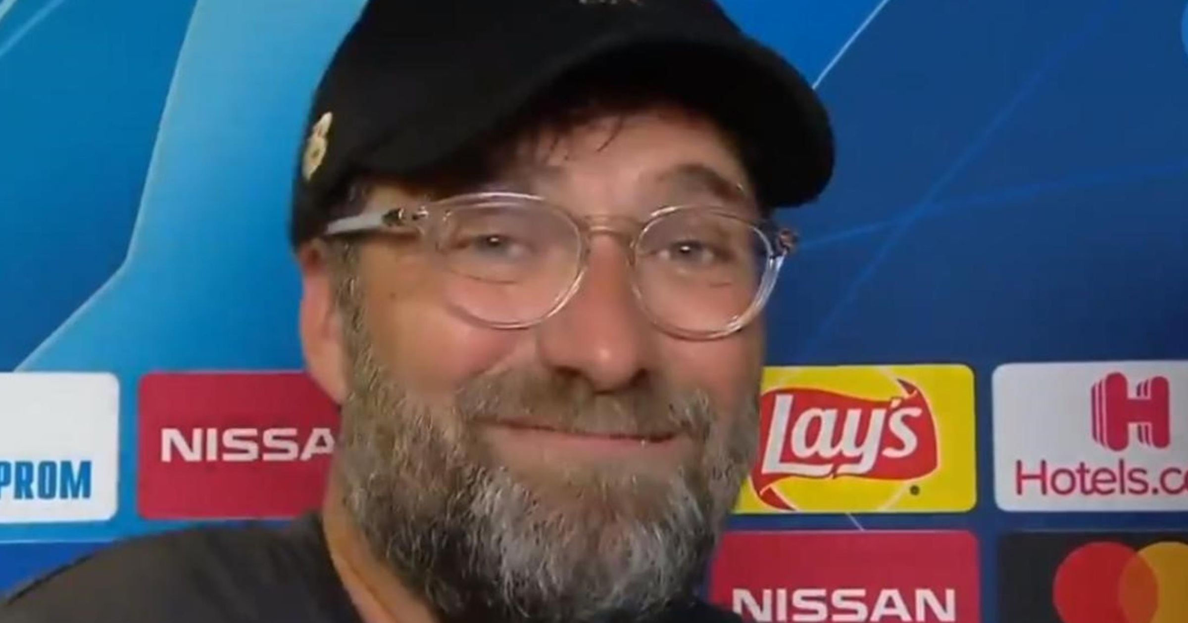 Champions League final - Liverpool manager Jurgen Klopp sings in post ...